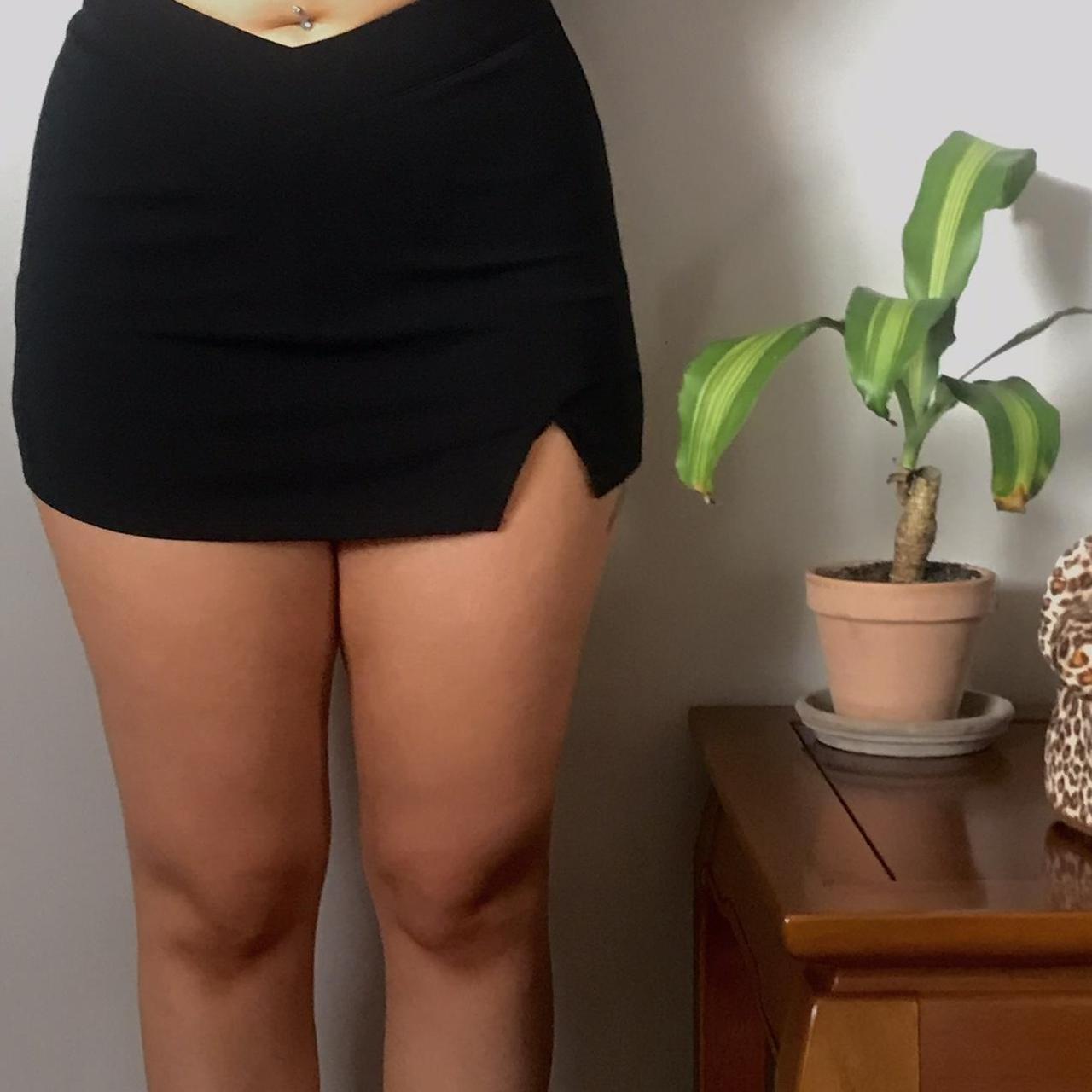 Womens Black Skirt Depop