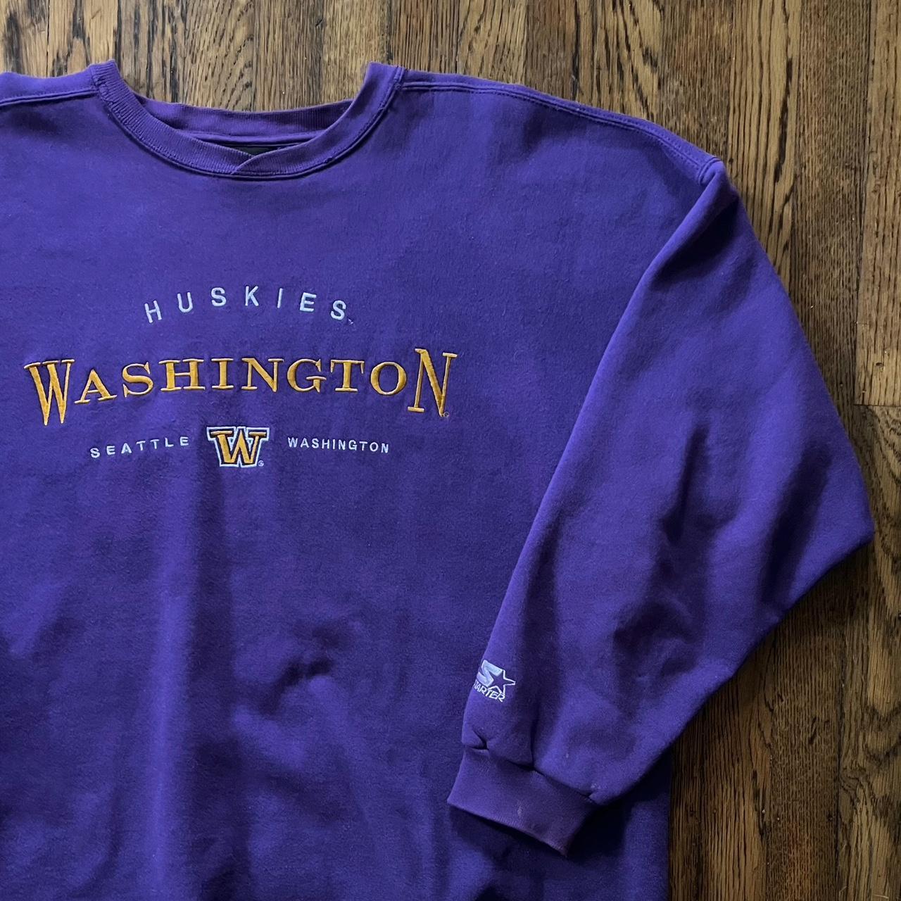 90s Vintage UW University of Washington Huskies... - Depop
