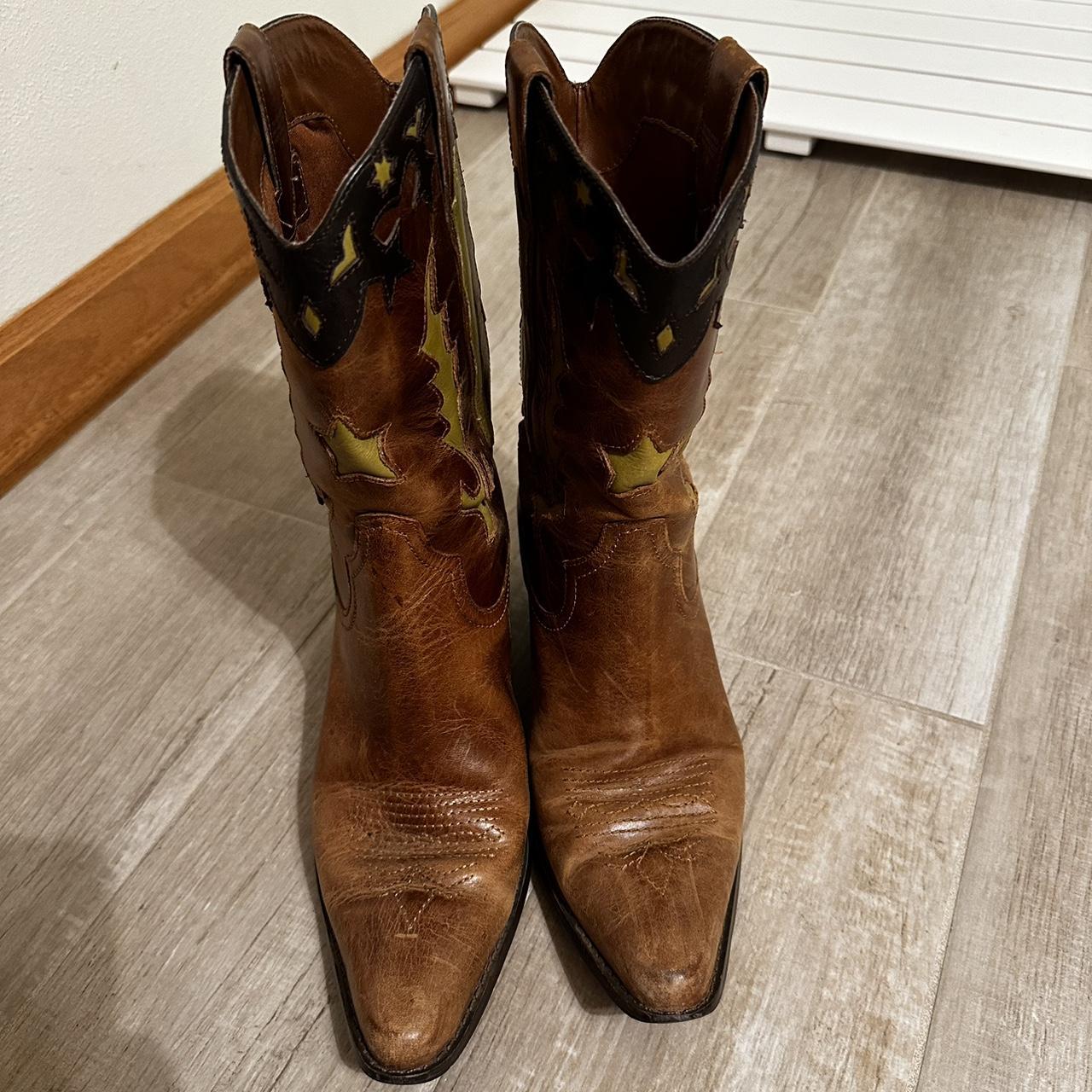 Matisse Brand Cowboy Boots in a size 7.5 and fits... - Depop