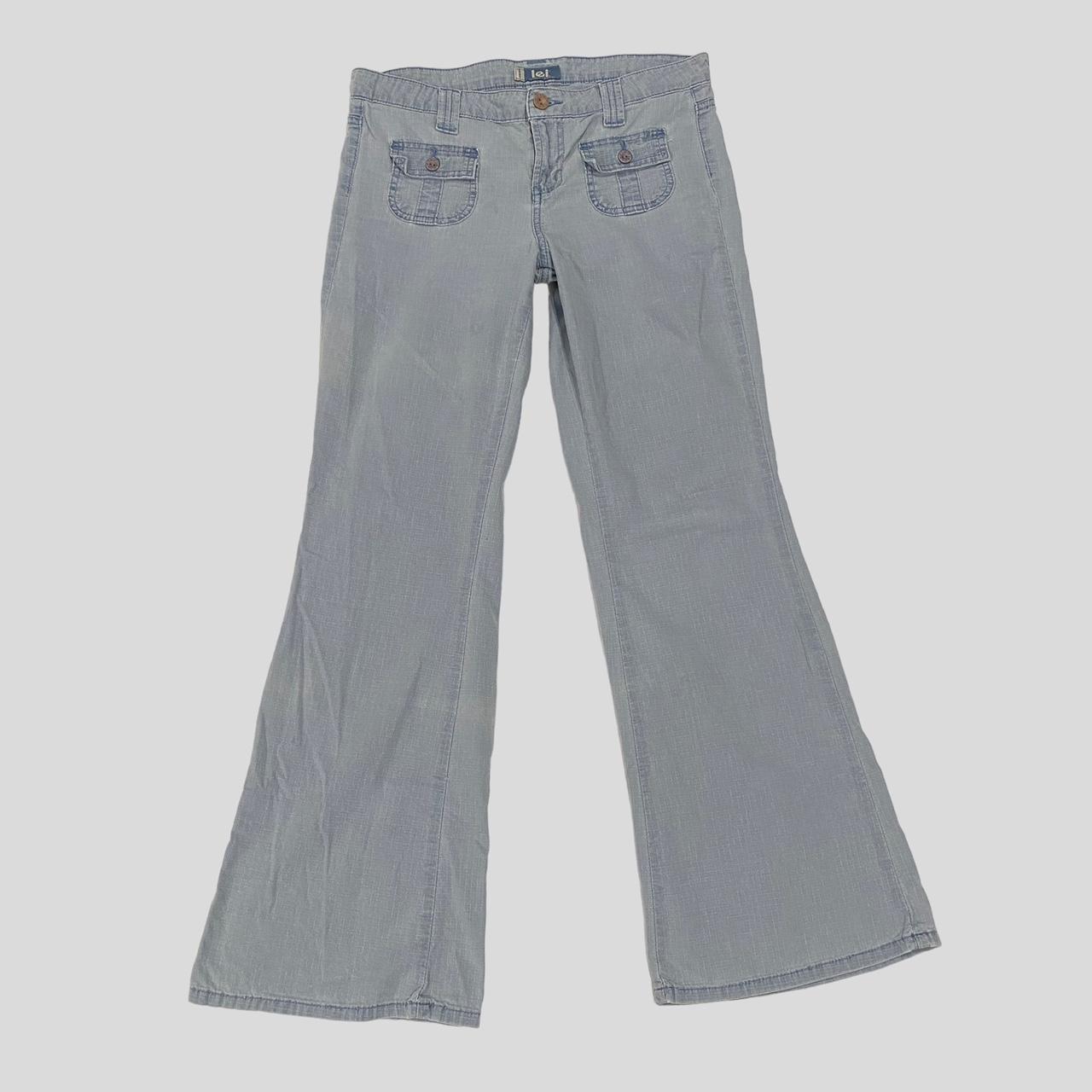 Low rise flare blue Lei pants ☆ Brand: Lei ☆ Size:... - Depop