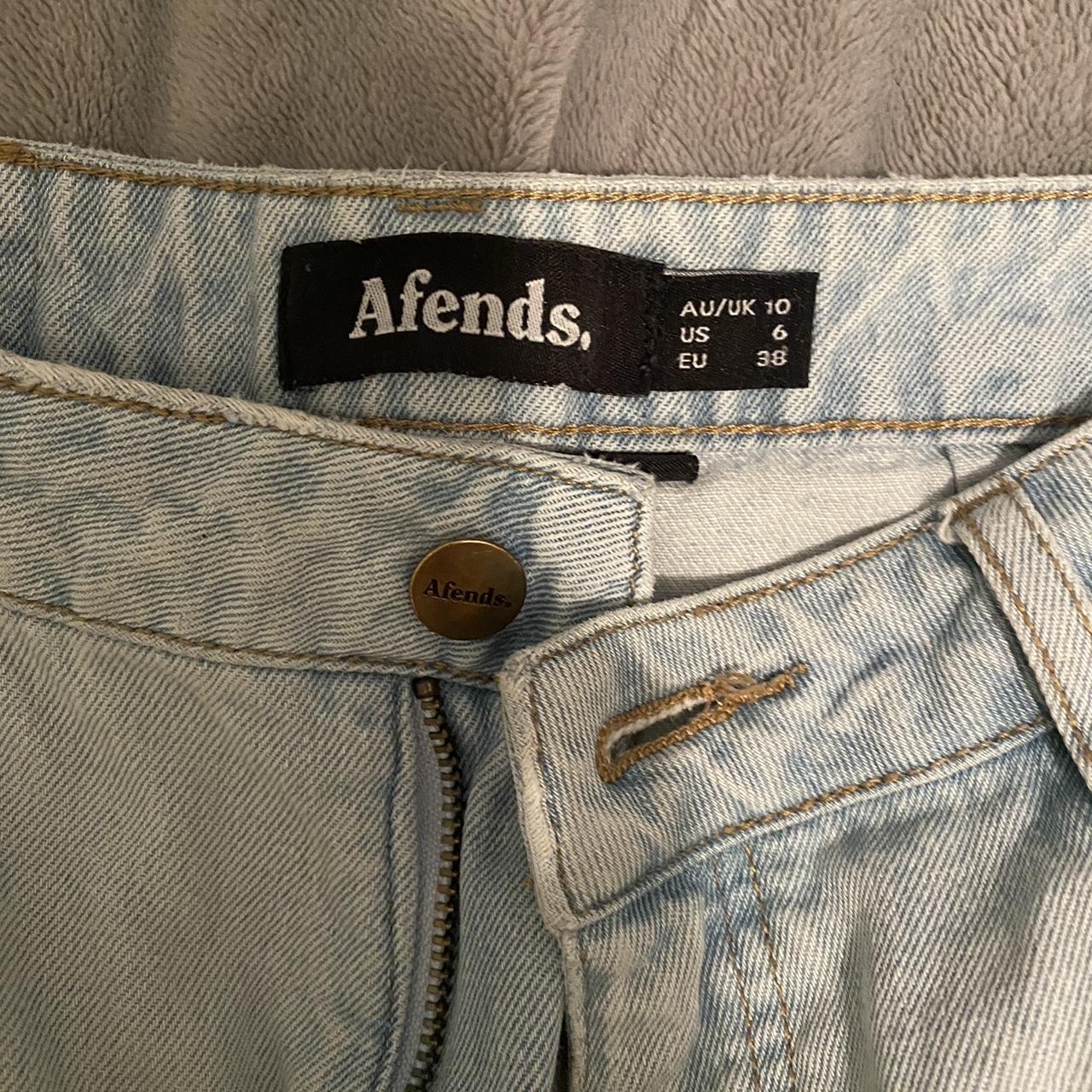 Afends Women's Blue Jeans | Depop