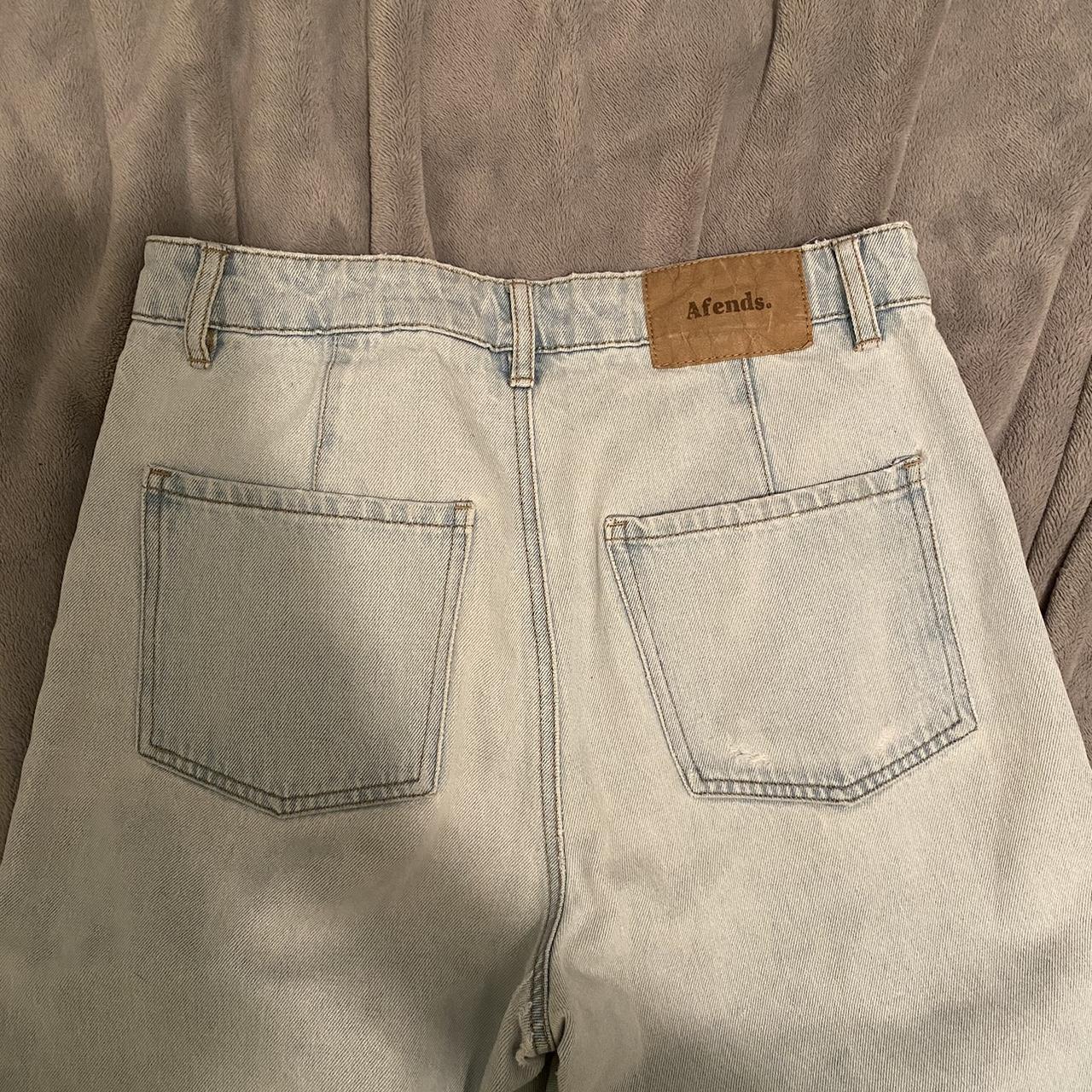 Afends Women's Blue Jeans | Depop