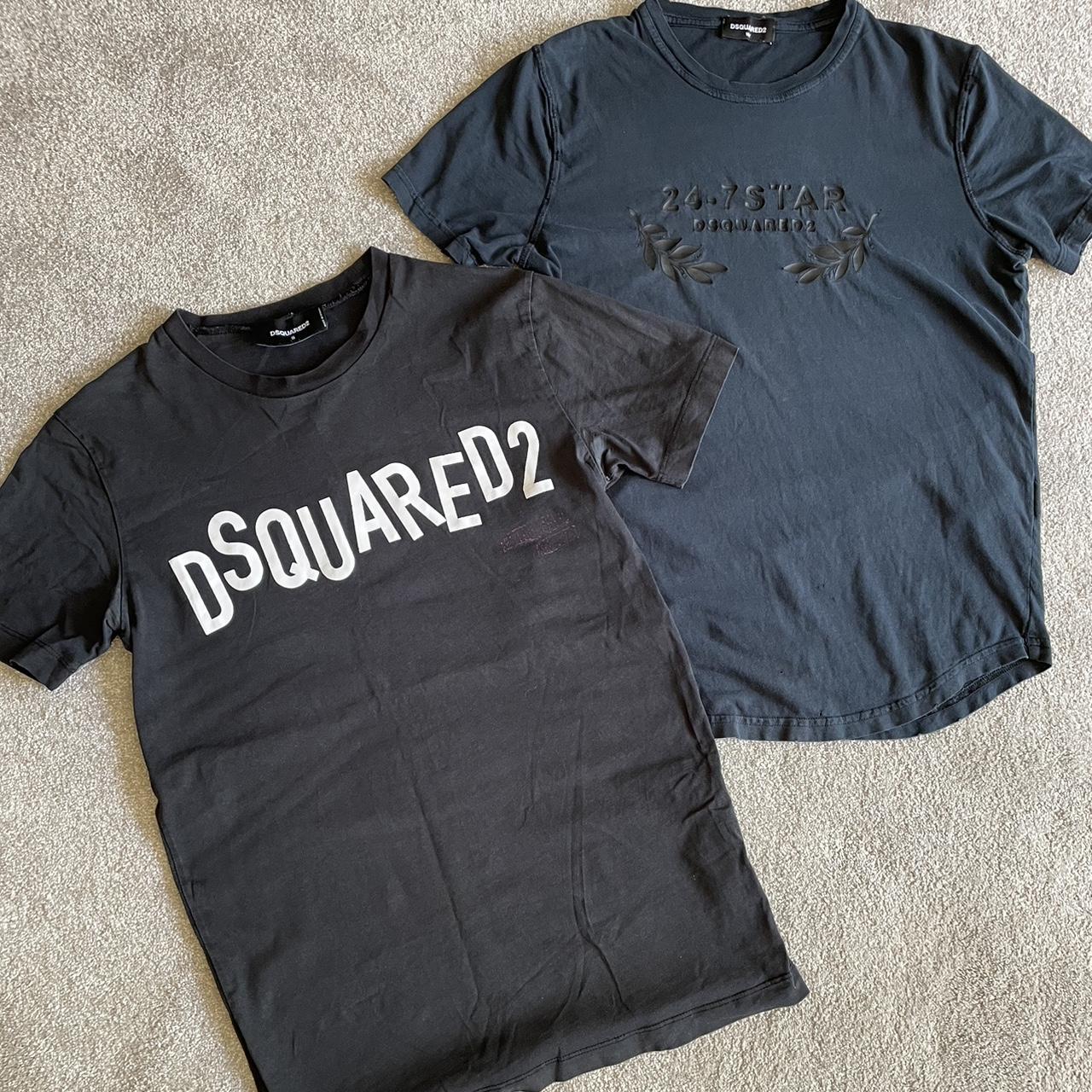 DSquared Tee Bundle Both worn a fair bit with signs... - Depop