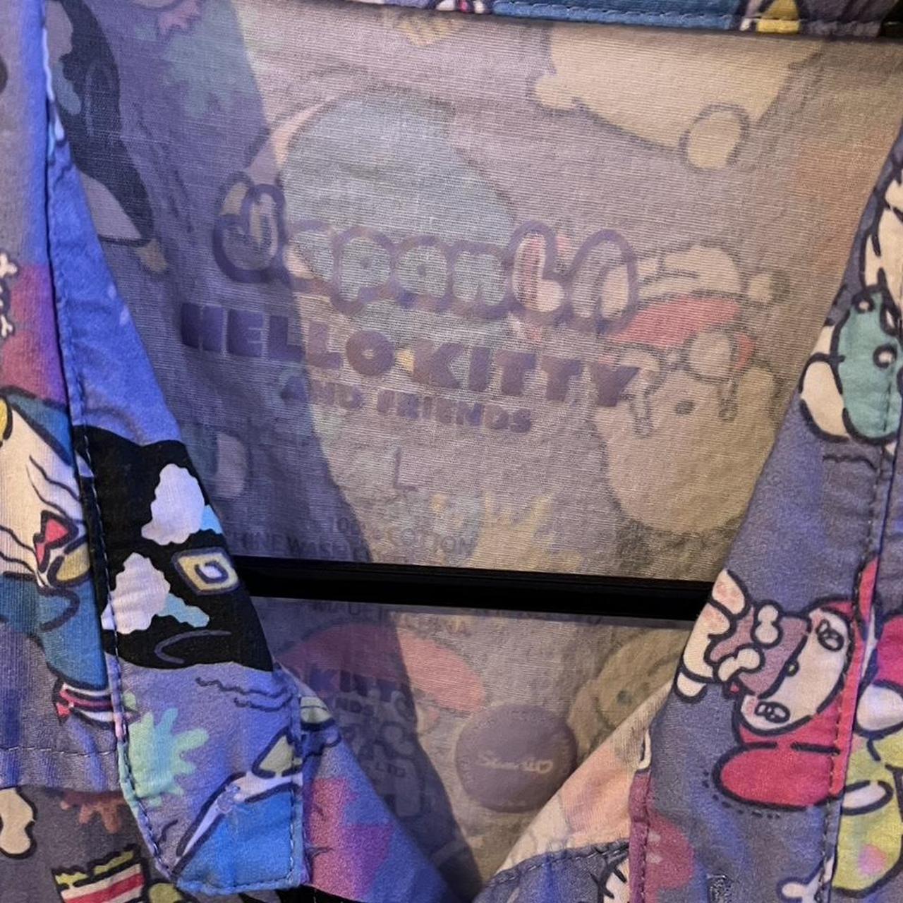 Japan LA hello kitty button up cute as a button - Depop