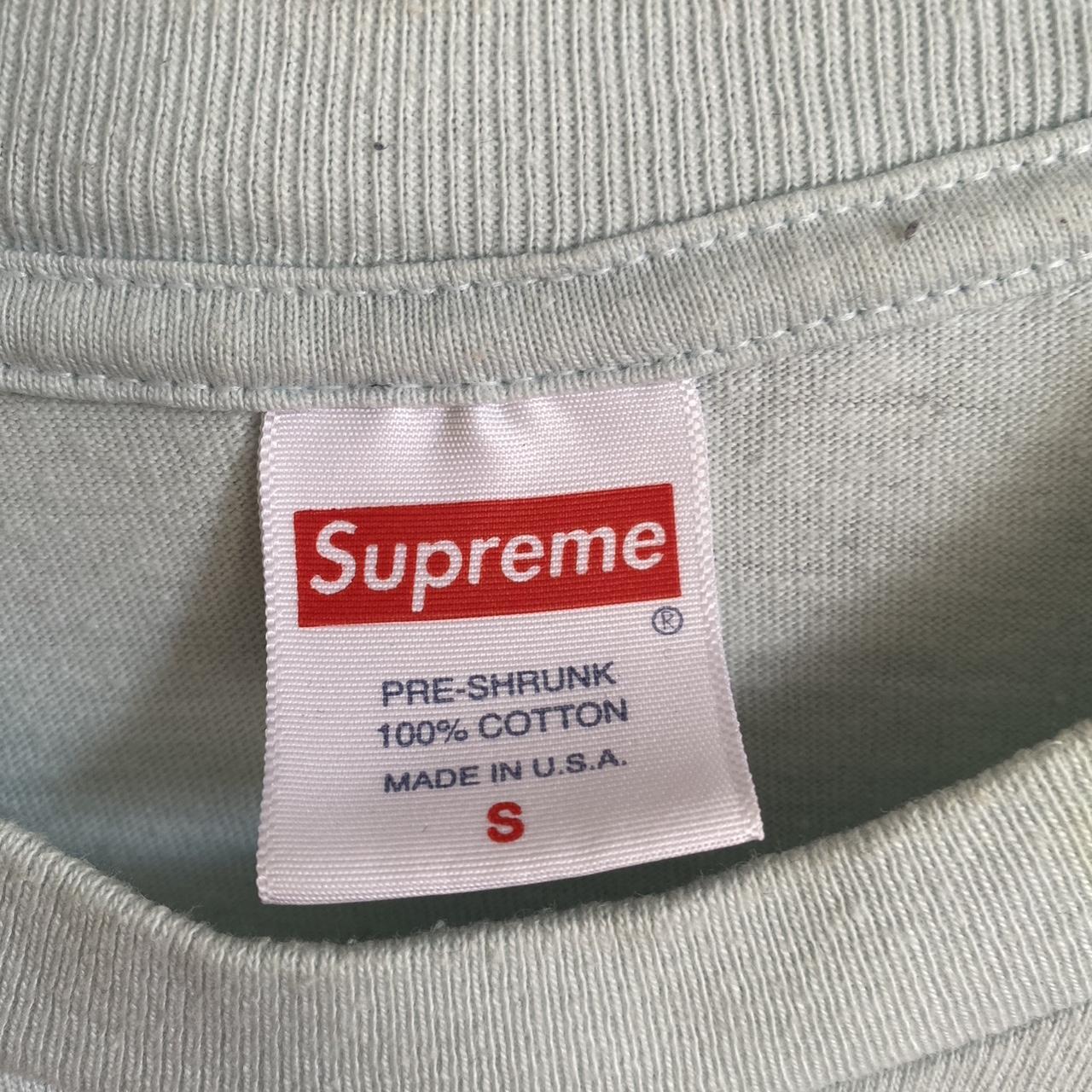 Blue supreme tshirt Size👕 - Small Brand🛍 -... - Depop