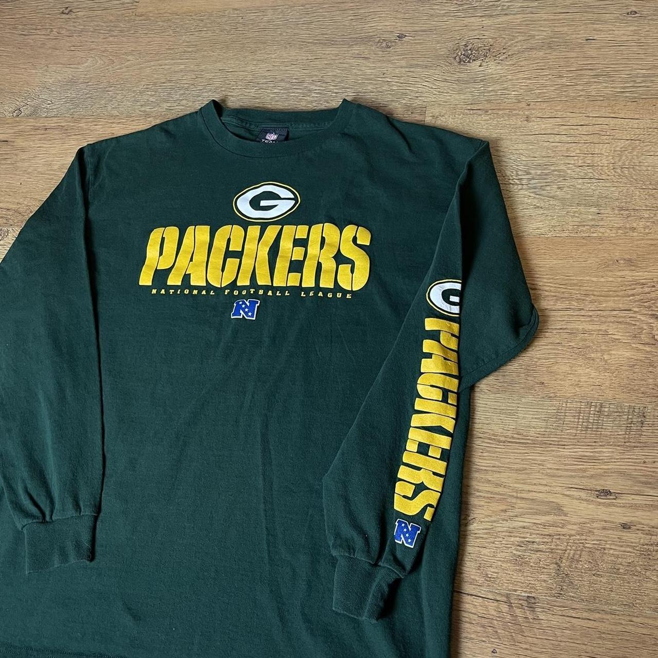 Vintage Reebok NFL x ‘Green Bay Packers’ Long... - Depop