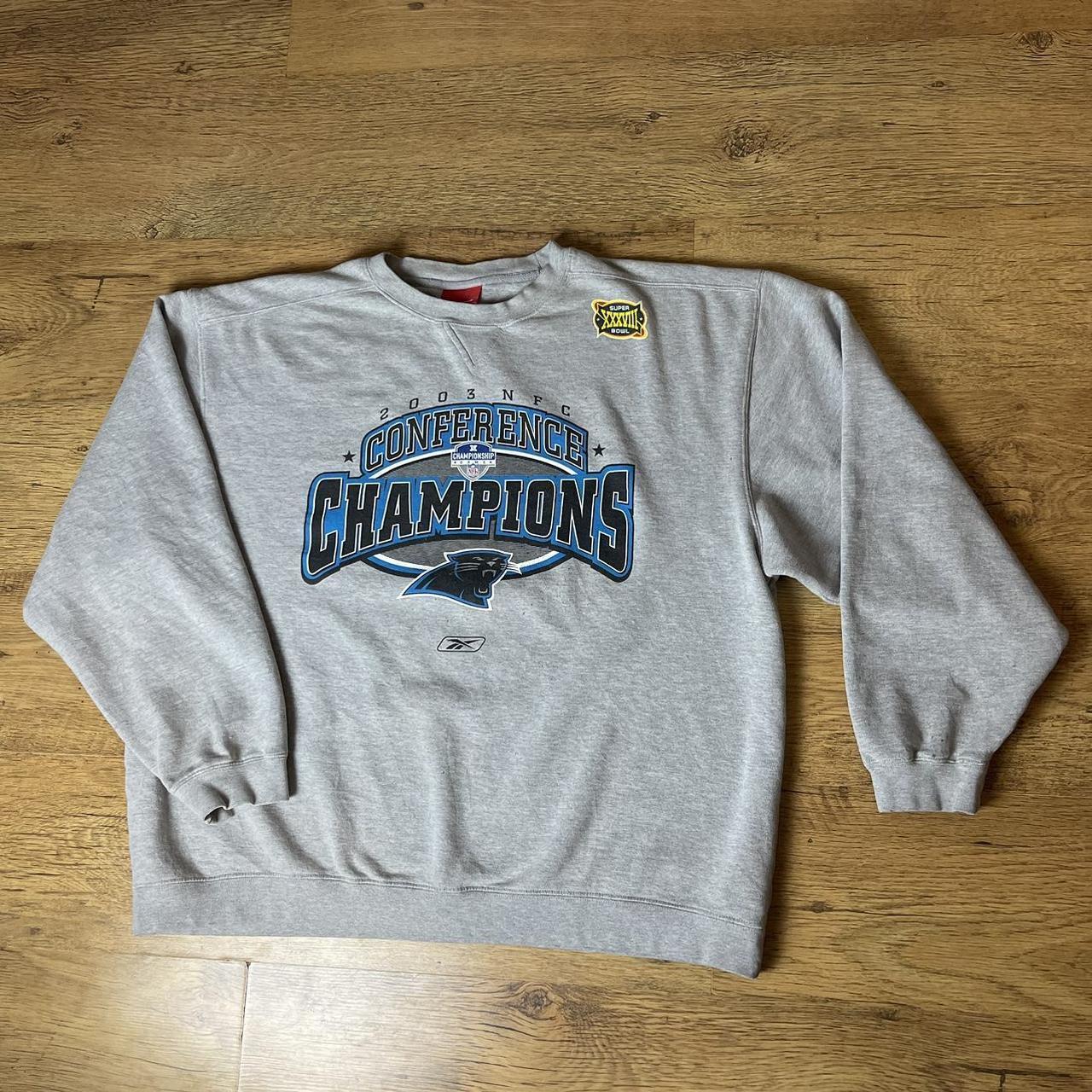 Vintage Reebok NFL x ‘Carolina Panthers’ 2003... - Depop