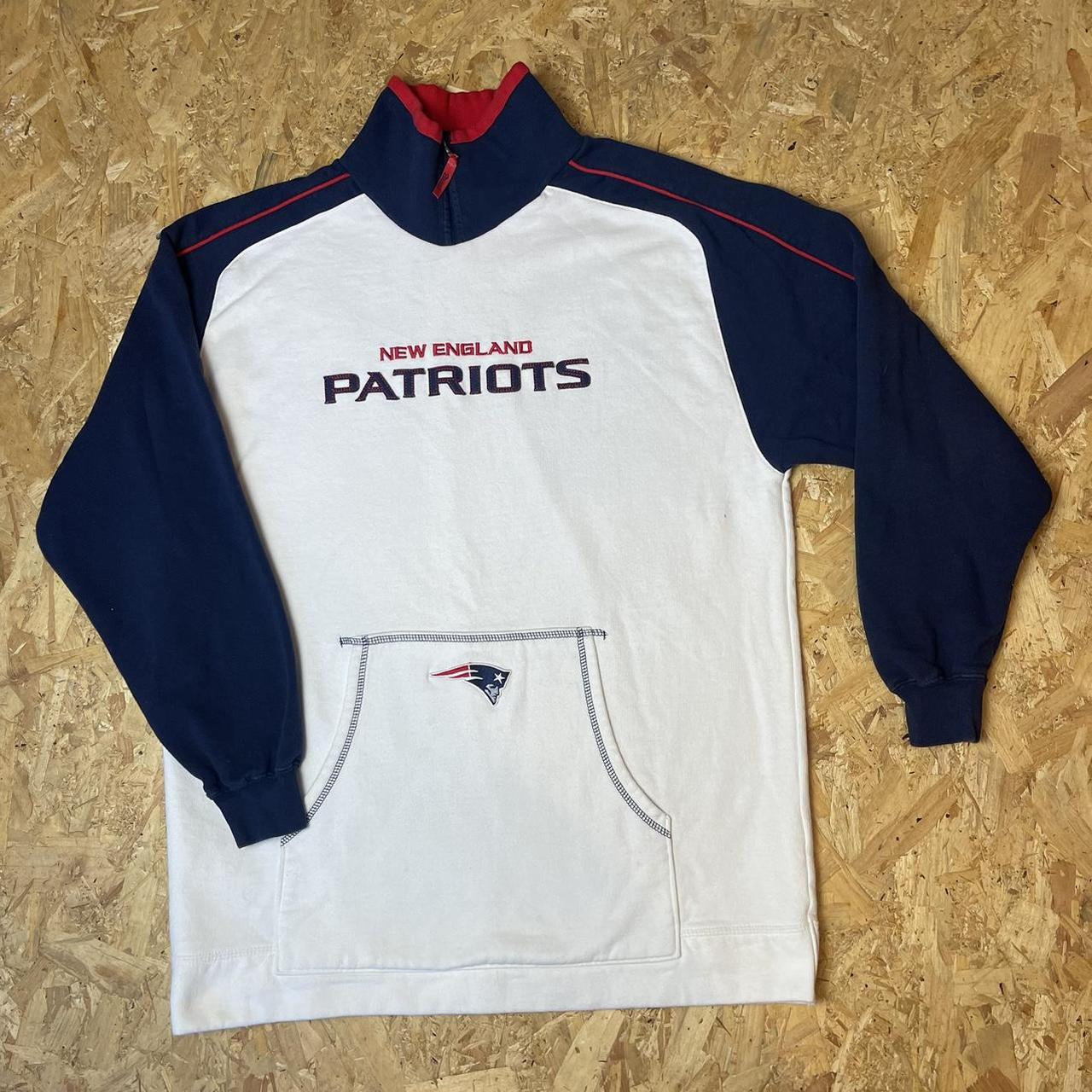 Vintage Reebok NFL x ‘New England Patriots’ Quarter... - Depop