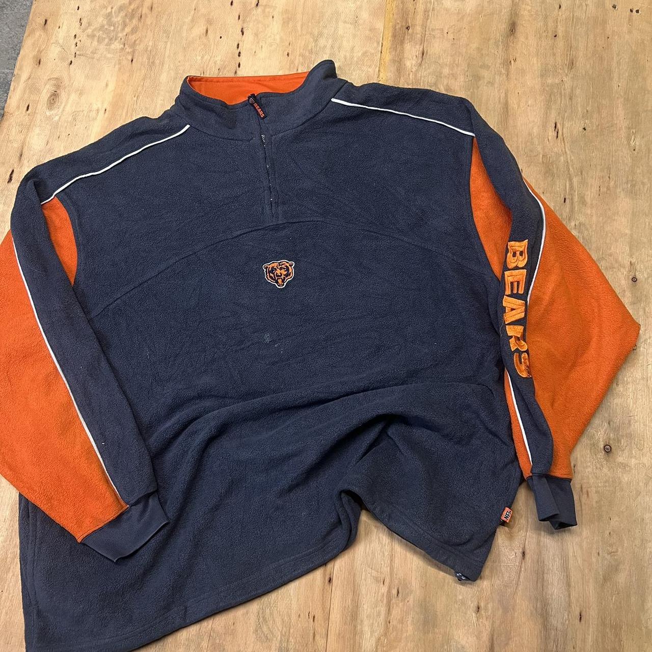 Vintage Reebok NFL x ‘Chicago Bears’ Quarter Zip... - Depop