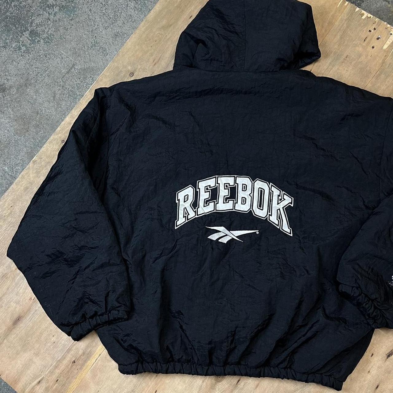 Rare 2000s Reebok Embroidered Puffer... - Depop