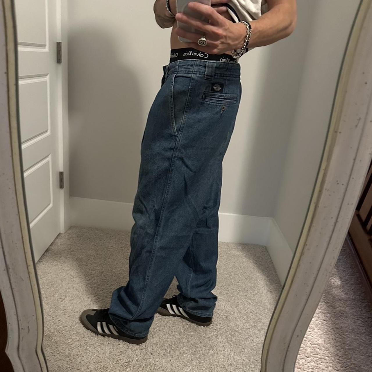 Vintage Levi’s Dockers Pleated Denim Jeans great... | Depop