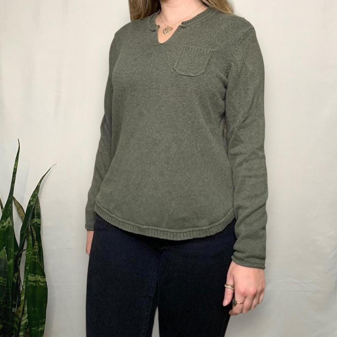 90s Moss Green Sweater Soft & comfy Small top... - Depop