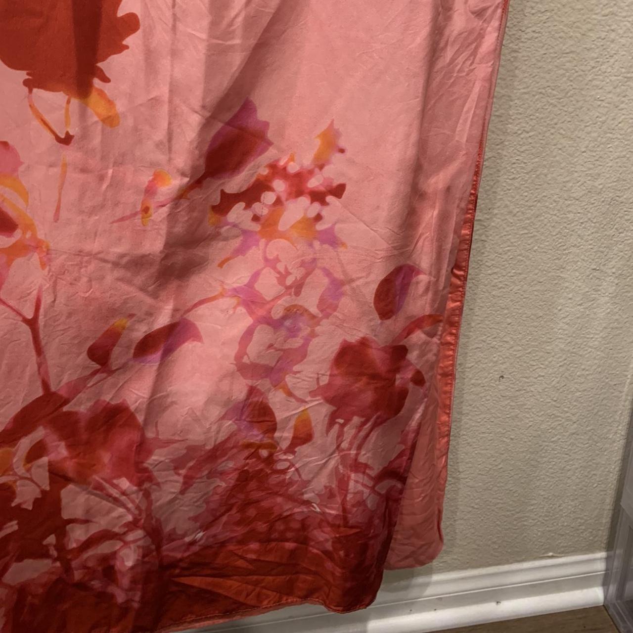 JS Collections Women's Pink and Red Dress | Depop