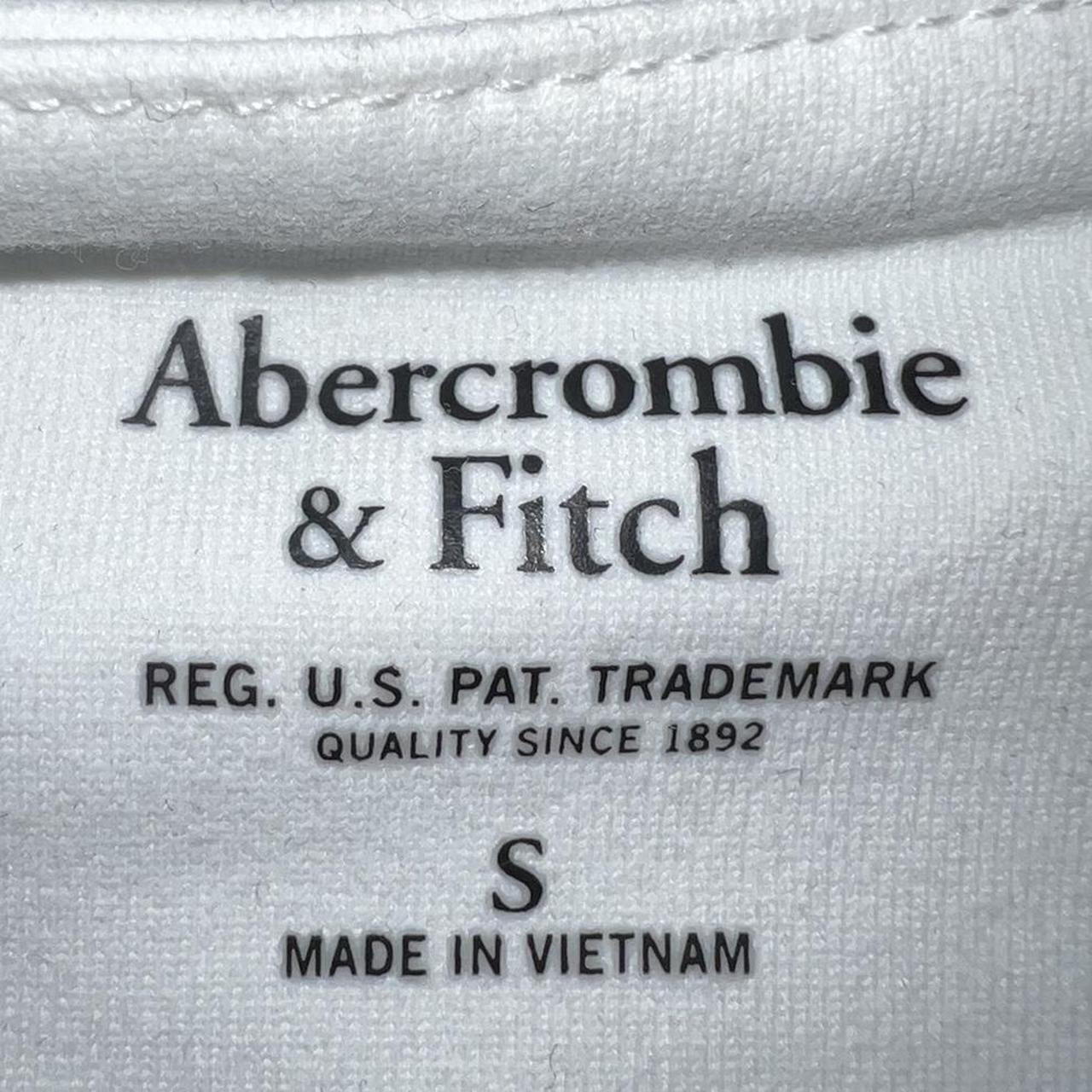 abercrombie thick white long sleeve bodysuit (never... - Depop