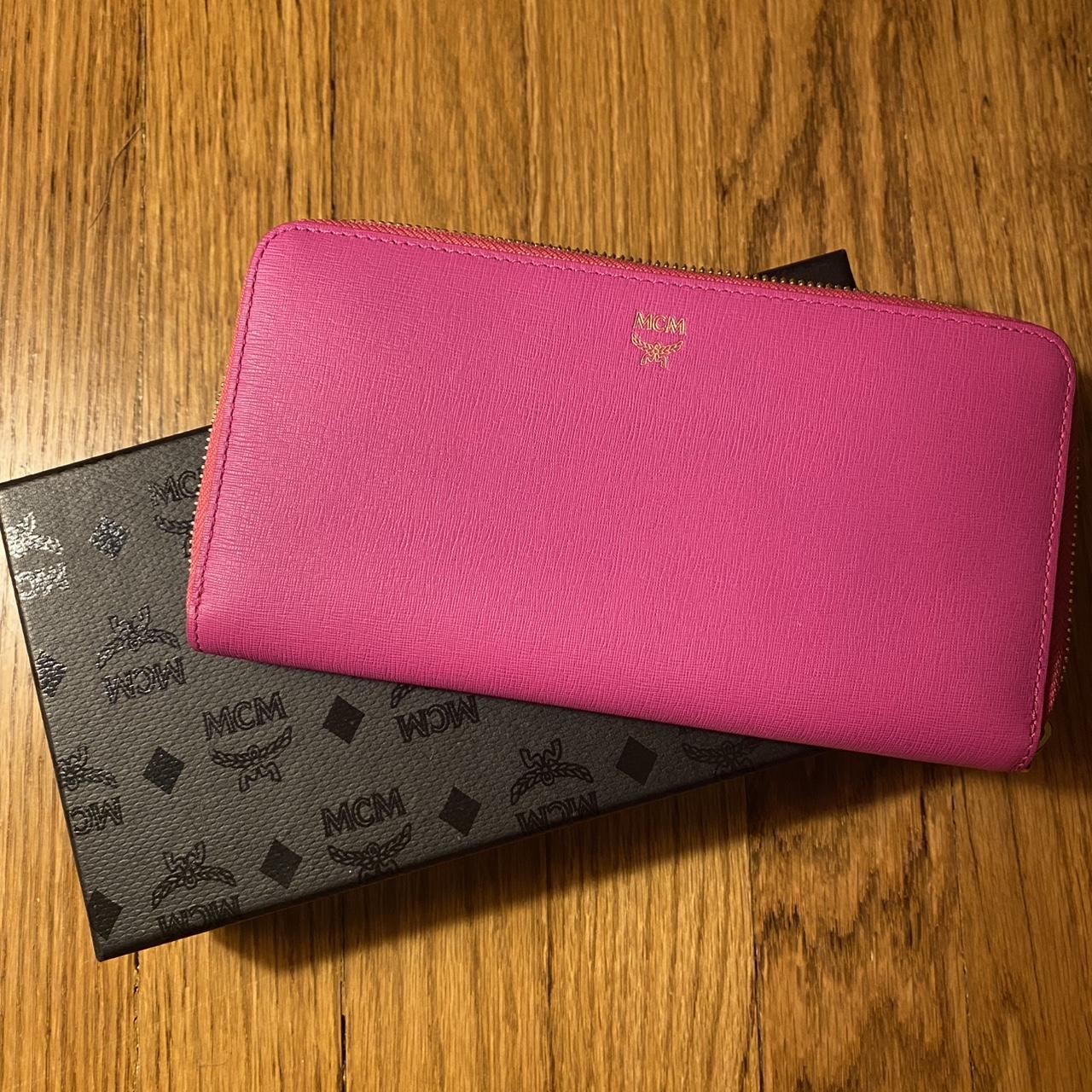 Pink MCM wallet #luxuryaccessories - Depop