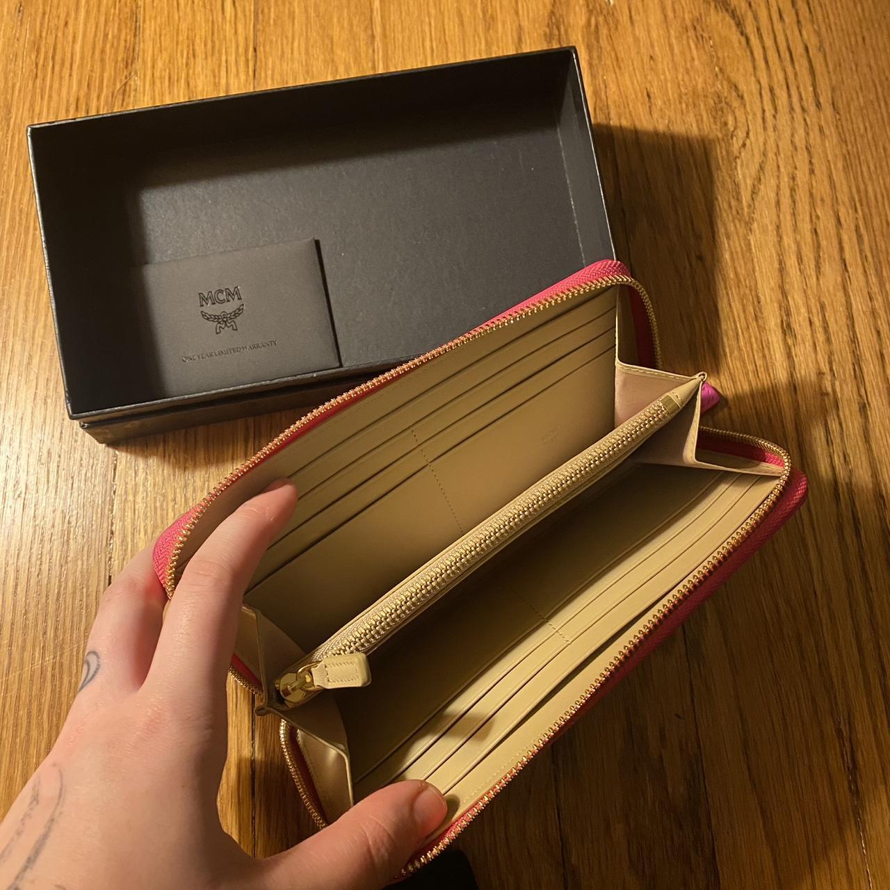 Pink MCM wallet #luxuryaccessories - Depop