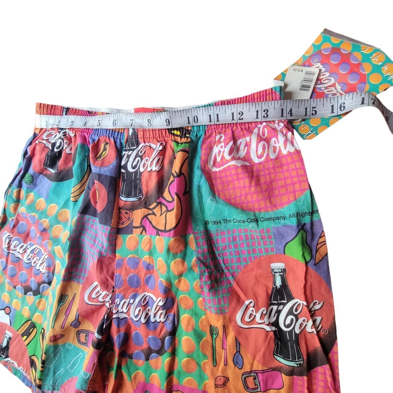 Vintage 1994 Coca Cola Boxers Boxer Shorts Red Print... - Depop