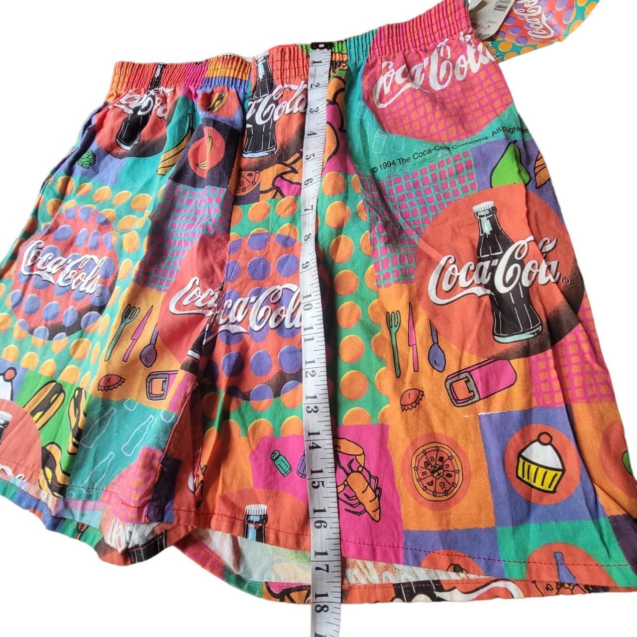 Vintage 1994 Coca Cola Boxers Boxer Shorts Red Print... - Depop