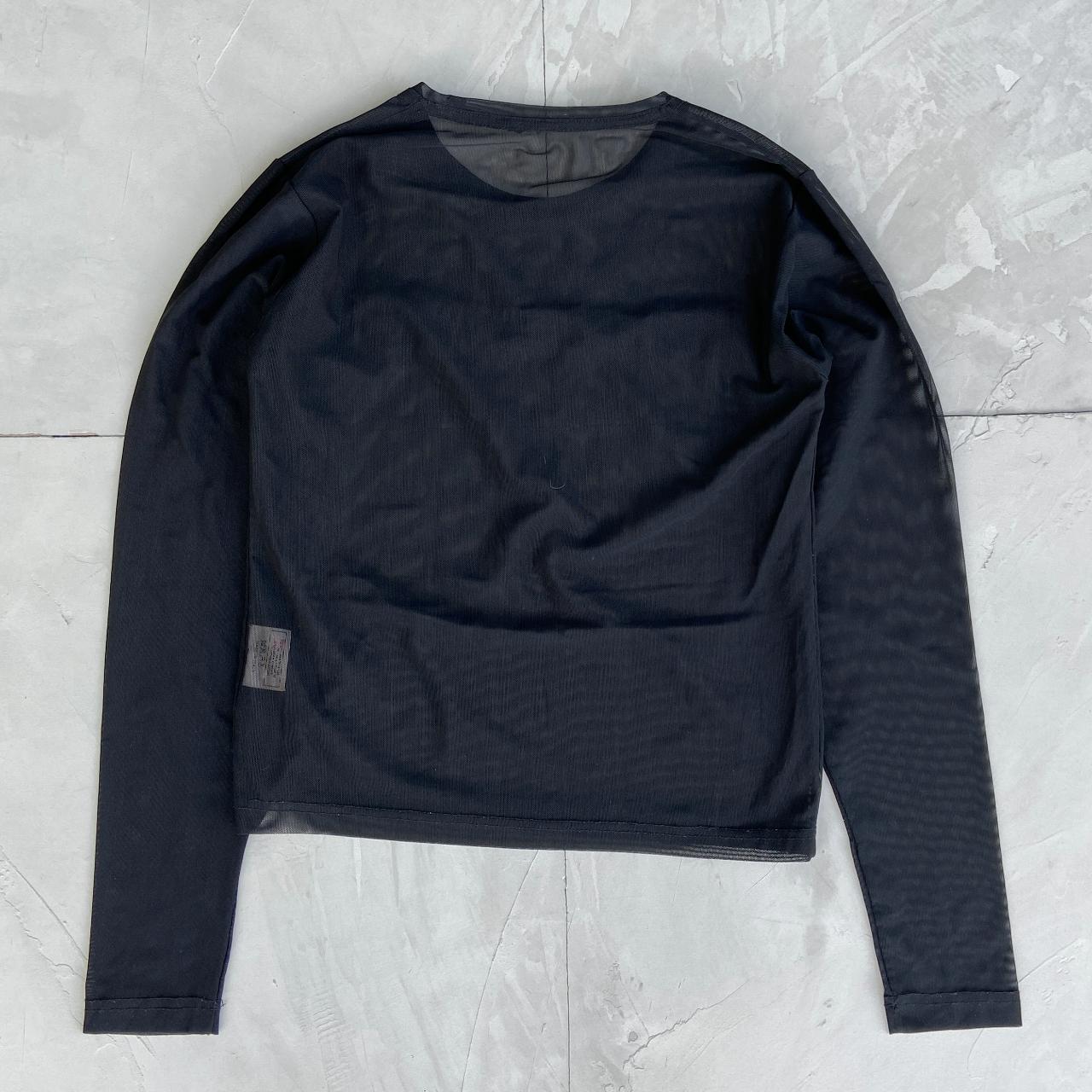 Miss Sixty 2000's Mesh Top. Featuring beaded... - Depop