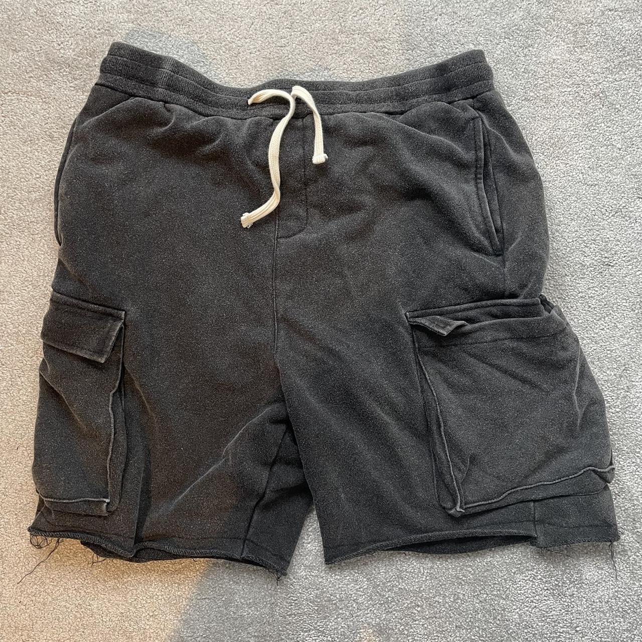 DSRCV (Destructive) Cargo short - Washed Black... - Depop