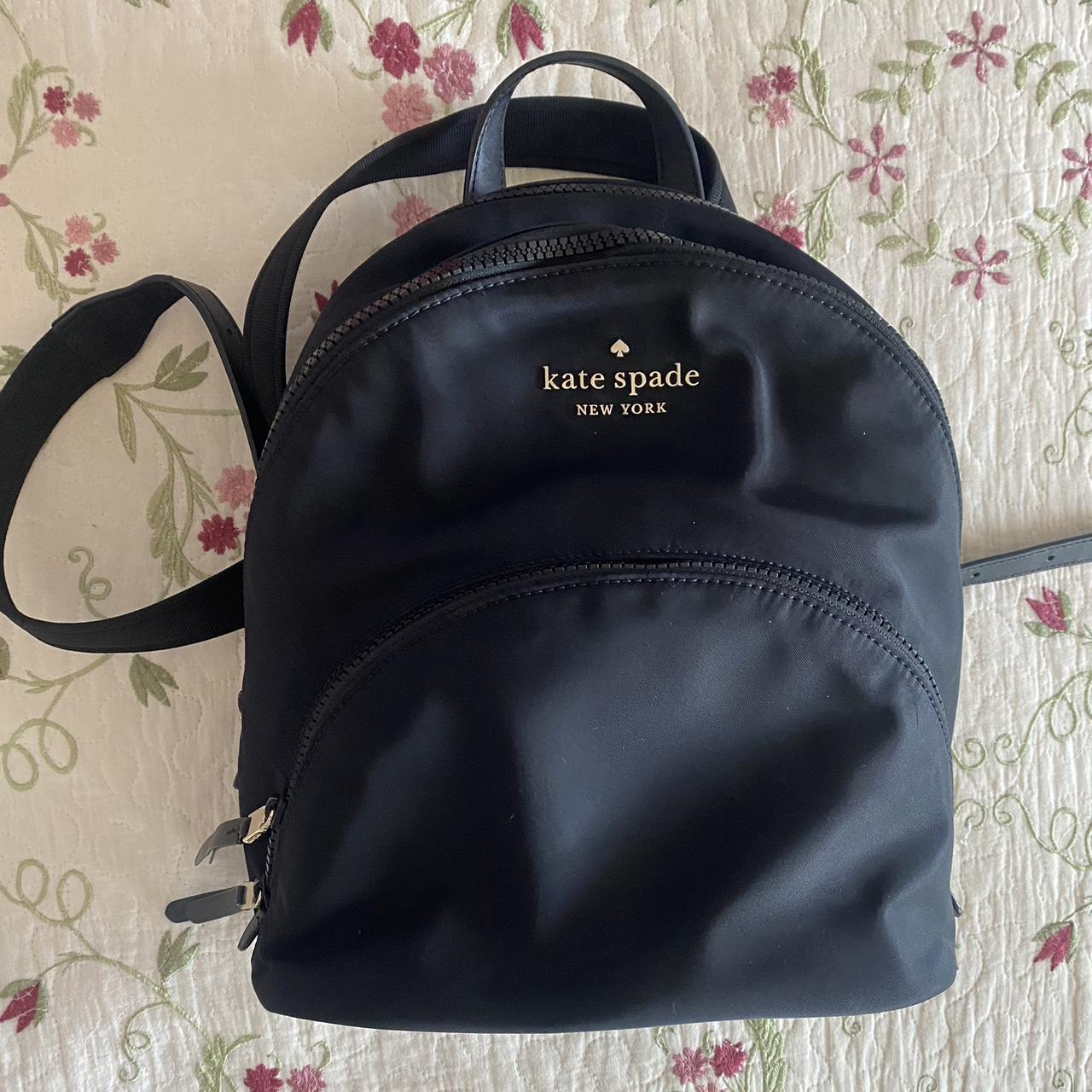 Black Kate Spade, mini backpack in great condition💗♠️... - Depop