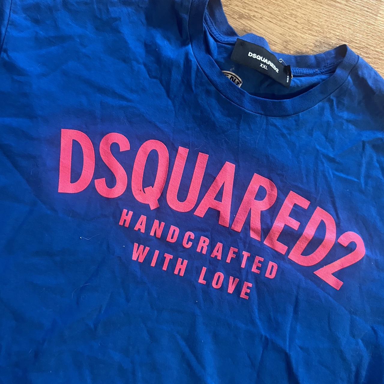 Men’s Dsquared T-shirt ‘Handcrafted With Love’ size... - Depop
