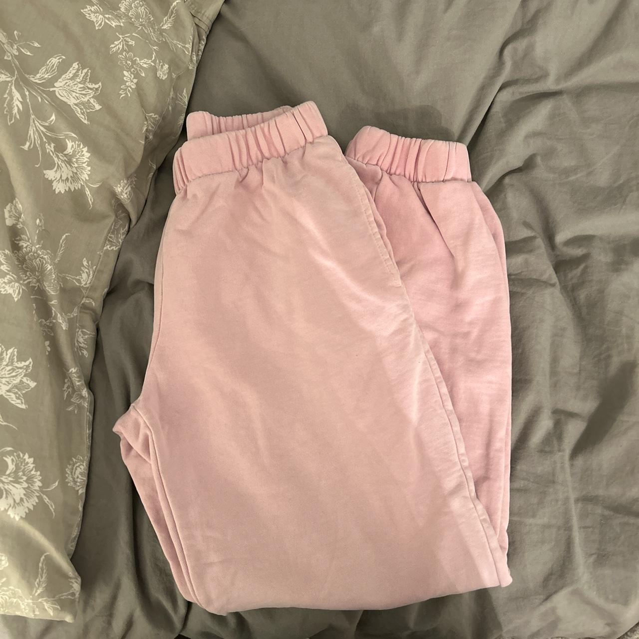 Pink brandy Rosa sweatpants in good condition only... - Depop
