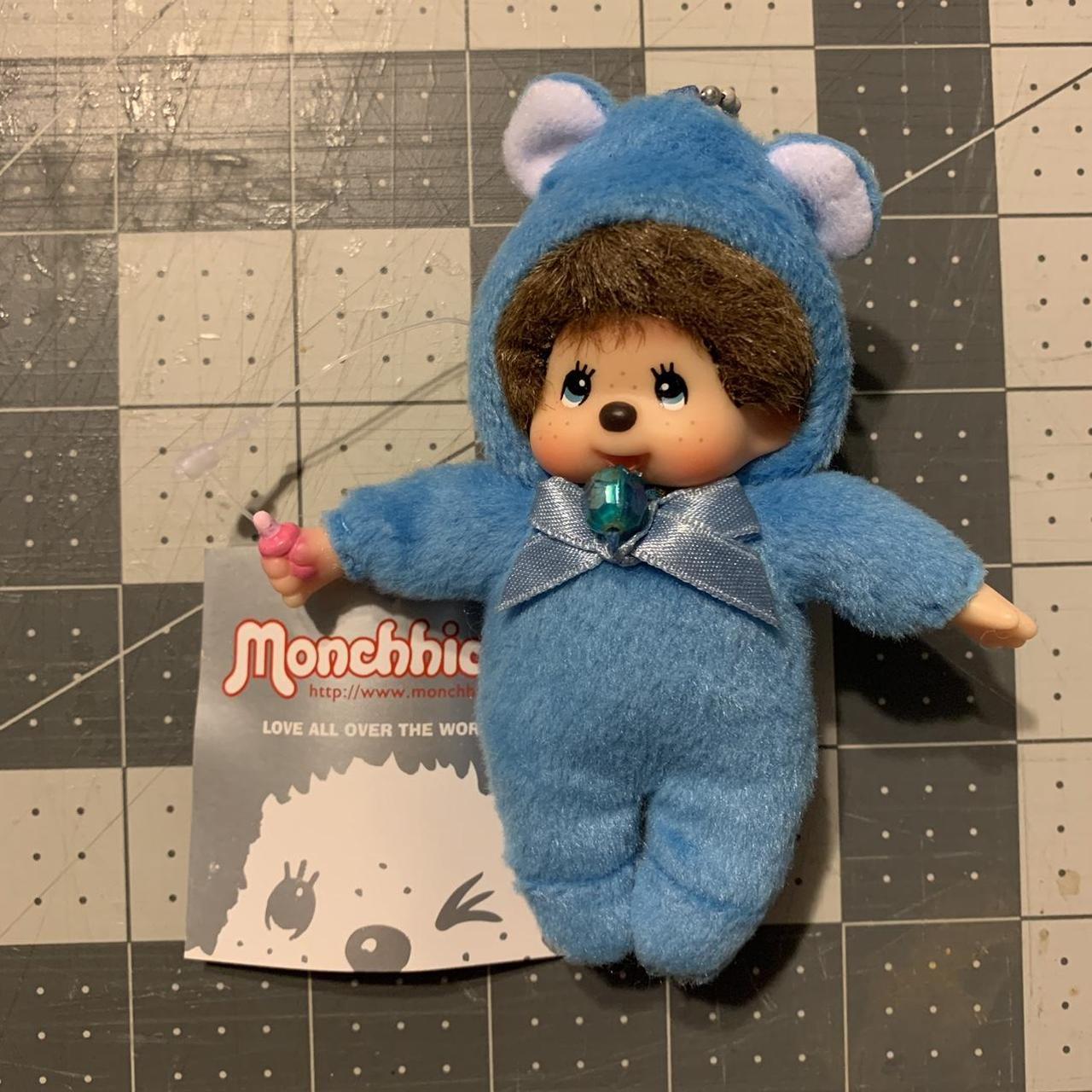🙈🤎Rare n Cute Monchhichi Bag Charm🤎🙈 MONOCHROMATIC... - Depop