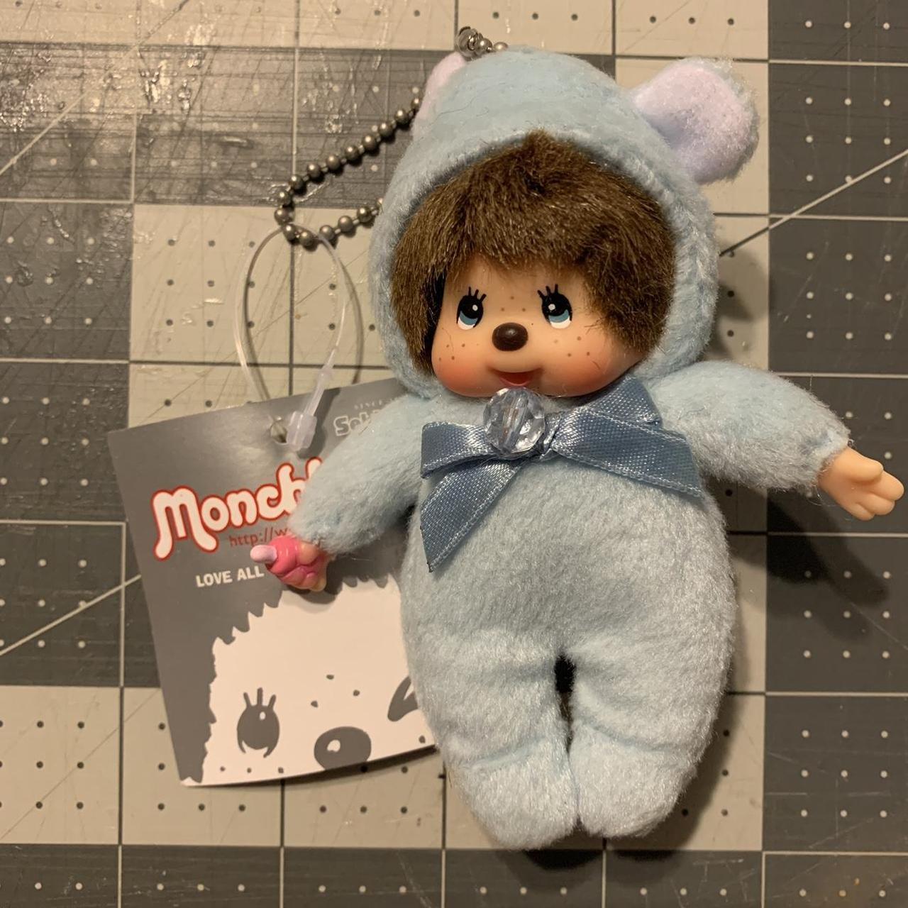 🙈🤎Rare n Cute Monchhichi Bag Charm🤎🙈 MONOCHROMATIC... - Depop