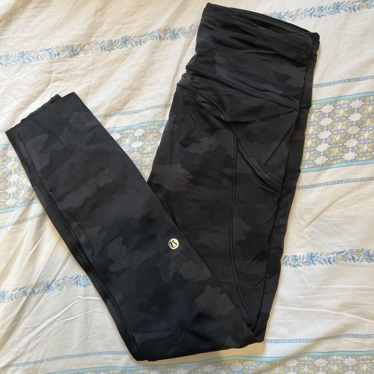 Lululemon fast and free 25inch leggings animal print... - Depop