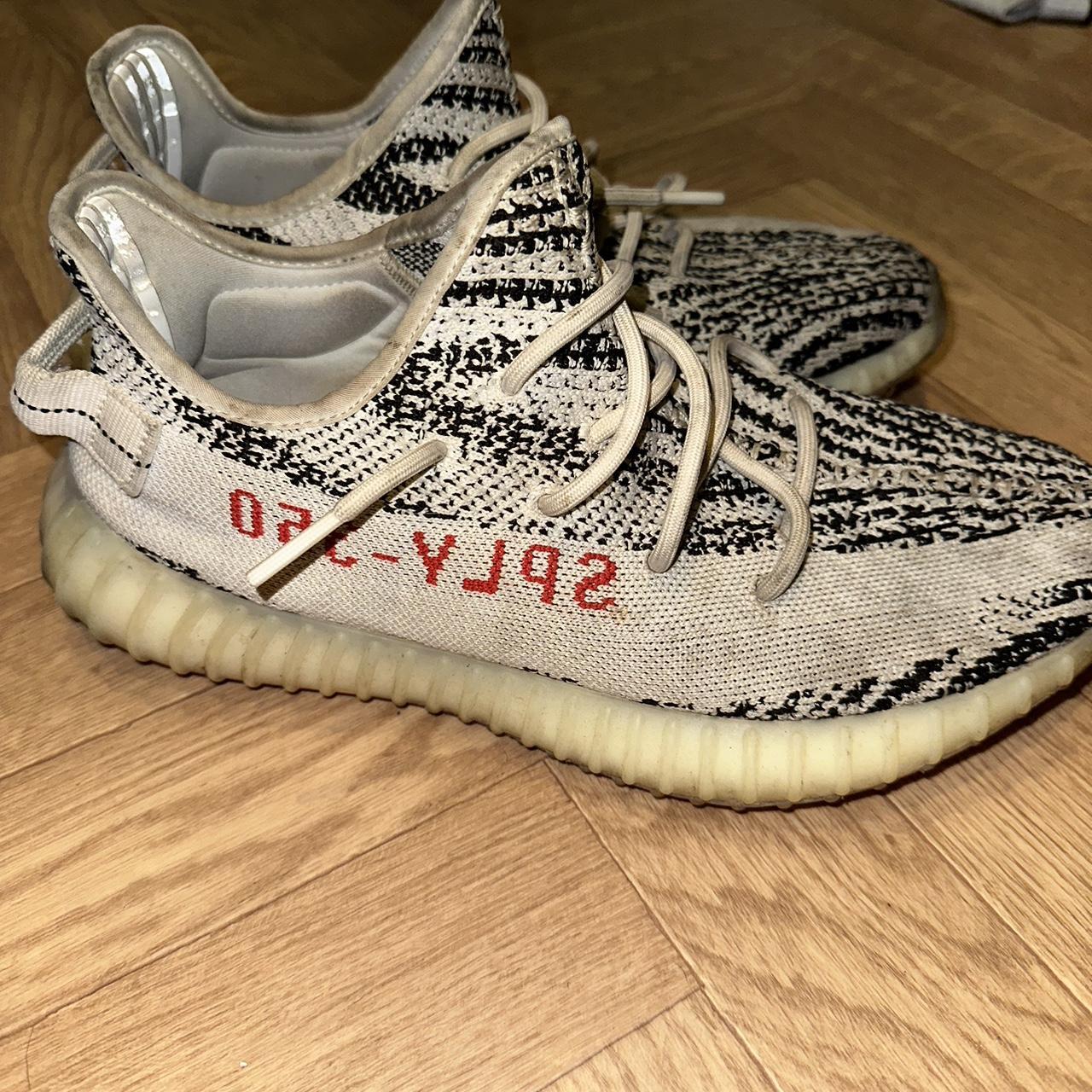 Adidas Yeezy 350 zebra 🦓 Fully authentic Size uk... - Depop