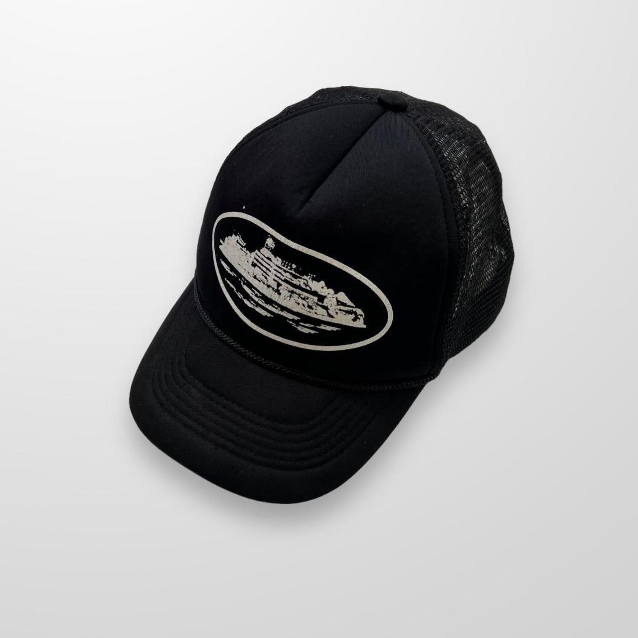 Corteiz Alcatraz Trucker Cap In Black & White One... - Depop