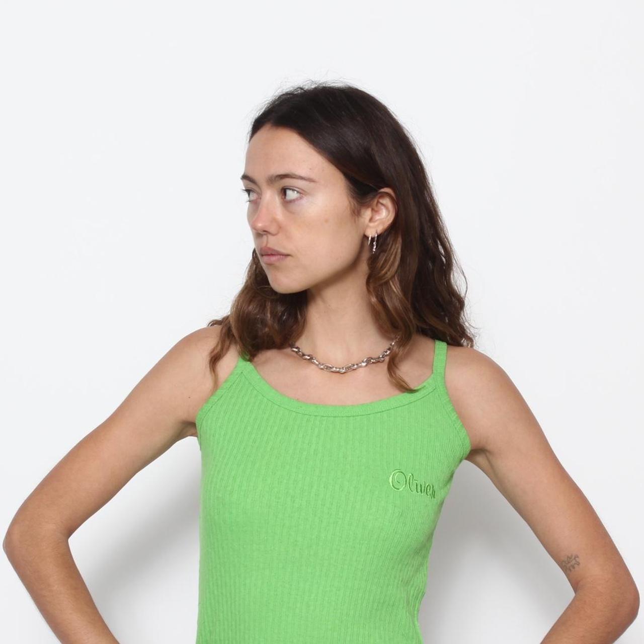 Women's Green Vest | Depop