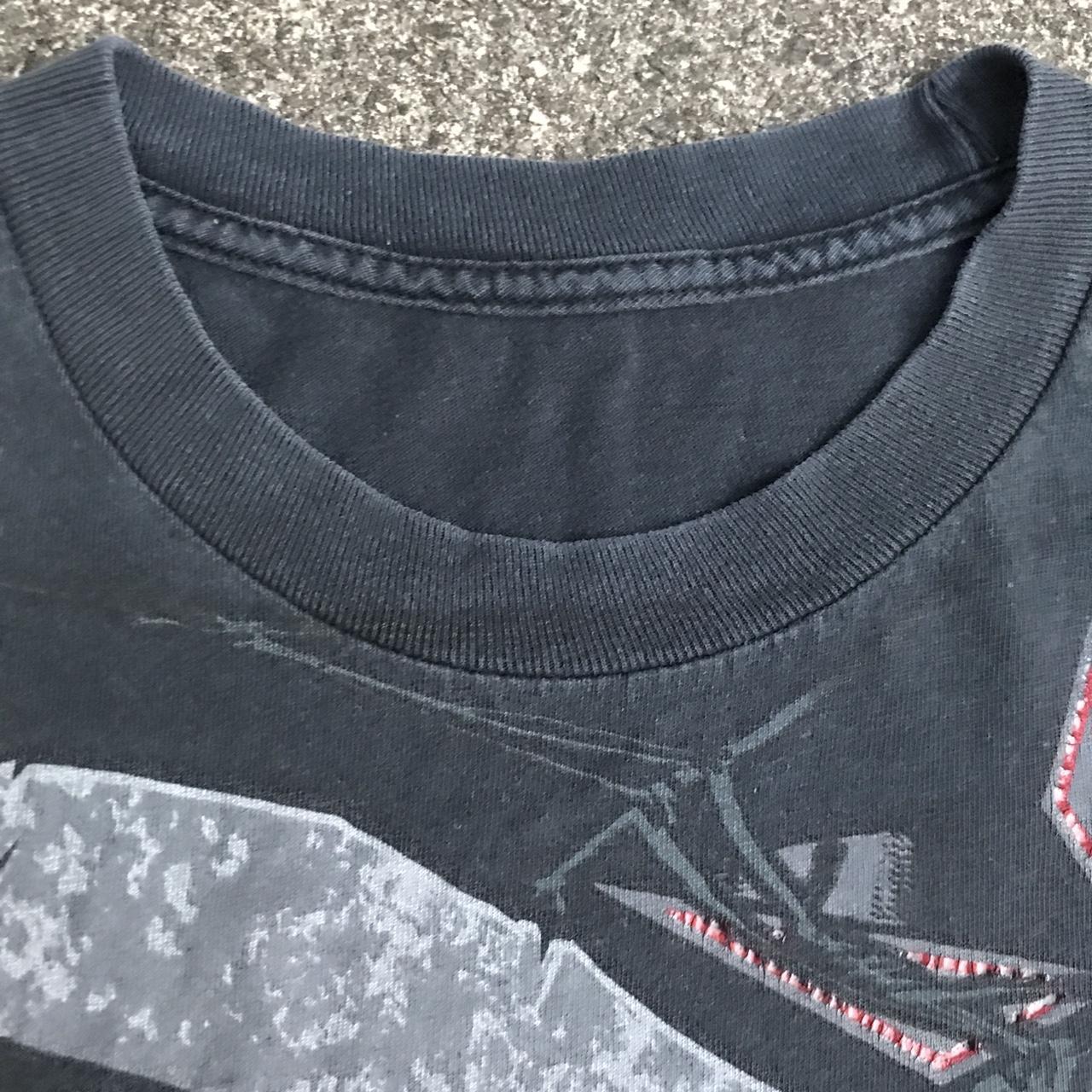 Y2k cyber grunge mall goth skull star t shirt large ... - Depop