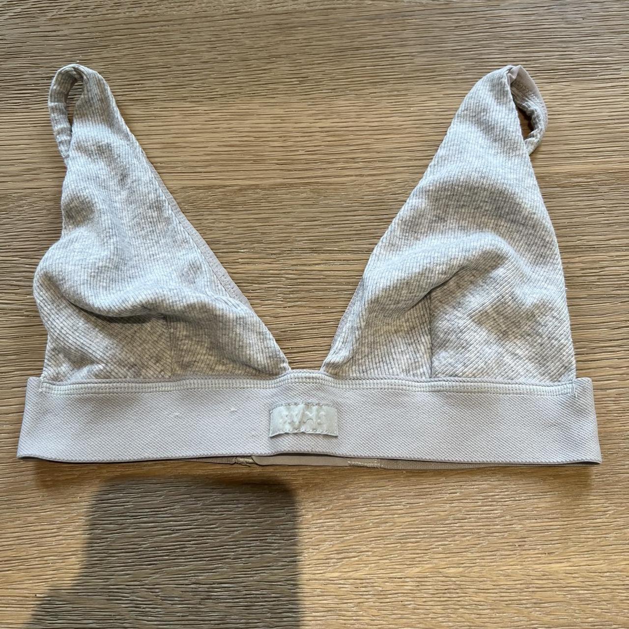 Skims legging and bralette set in grey, size small... - Depop