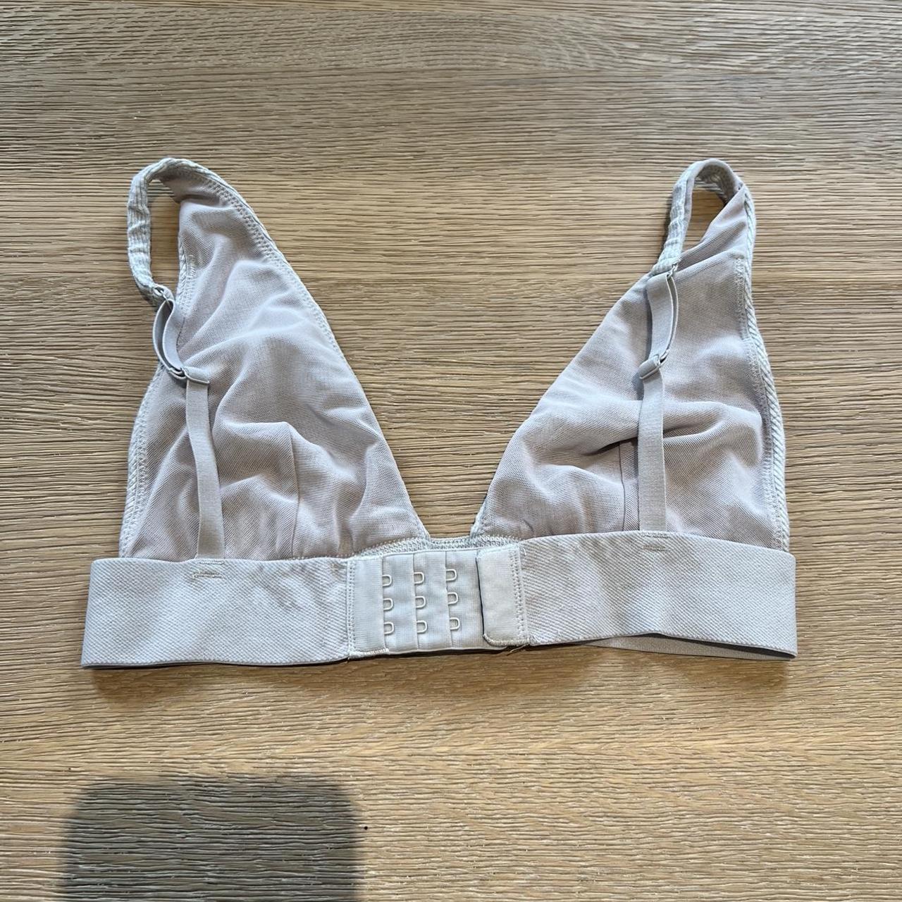 Skims legging and bralette set in grey, size small... - Depop