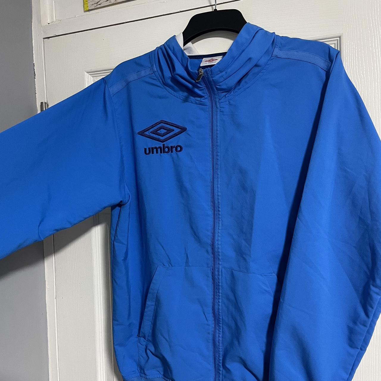 Umbro Blue England Windbreaker Large In amazing... - Depop