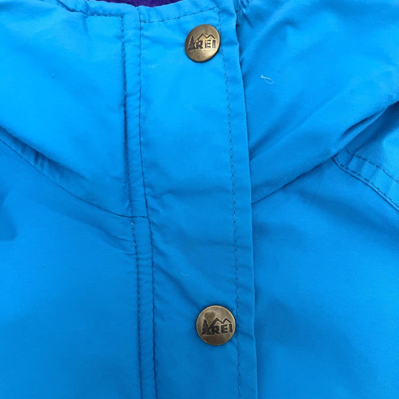 Vintage (c. 1980s) REI Blue Full Zip Lined Winter... - Depop