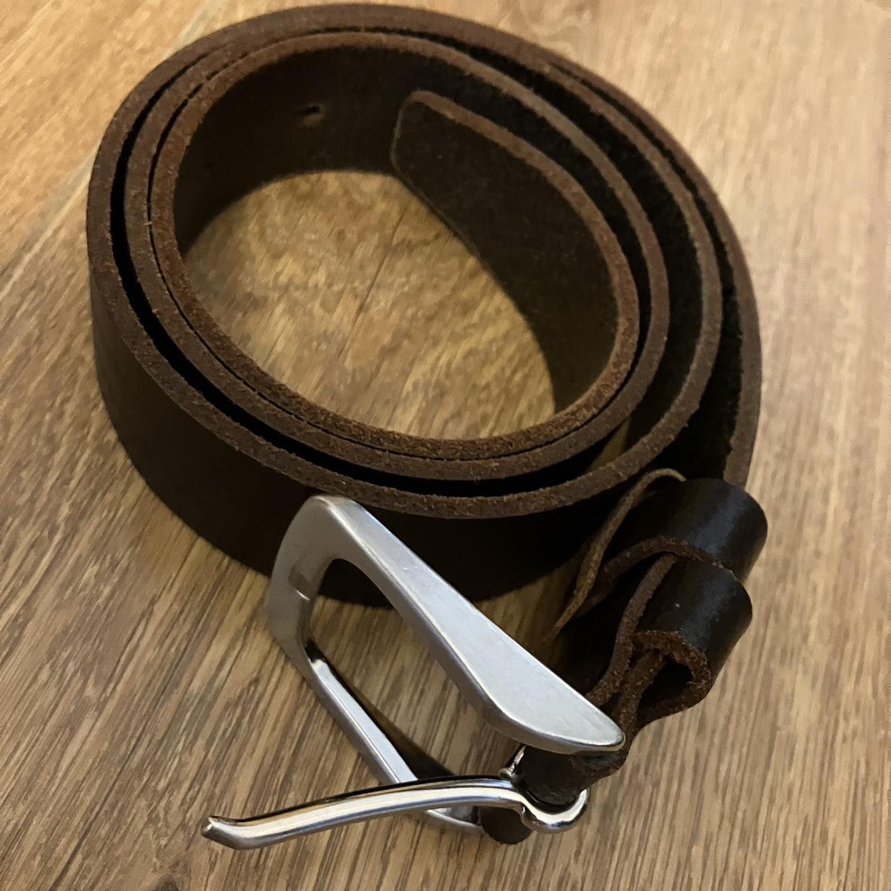 GAP Brown leather belt 106cm 30”-34” Quality made... - Depop