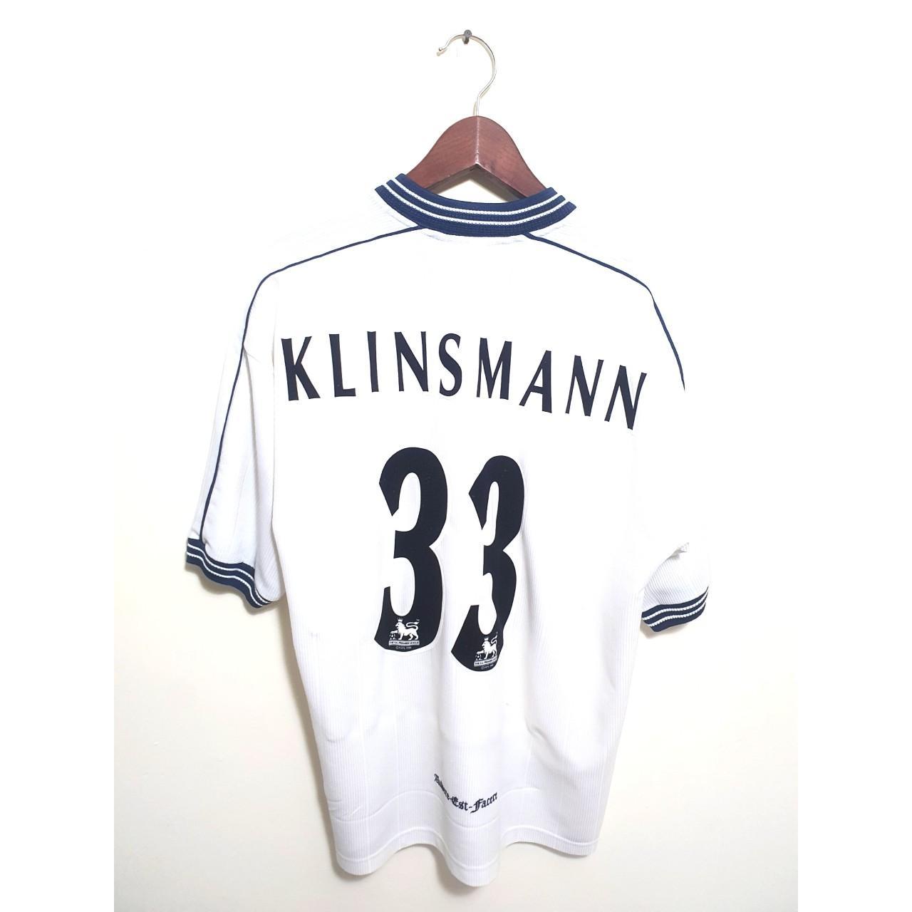 Klinsmann Tottenham Football Shirt 1997 1998... - Depop
