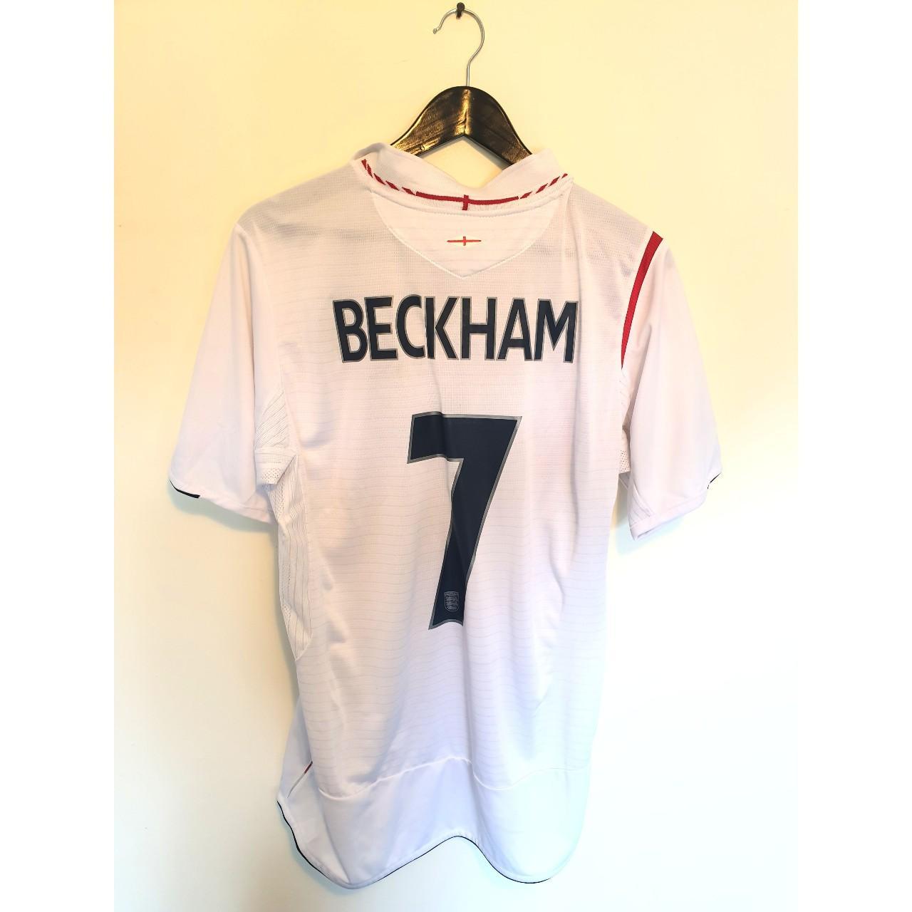 Original Beckham England football shirt home 2006... - Depop