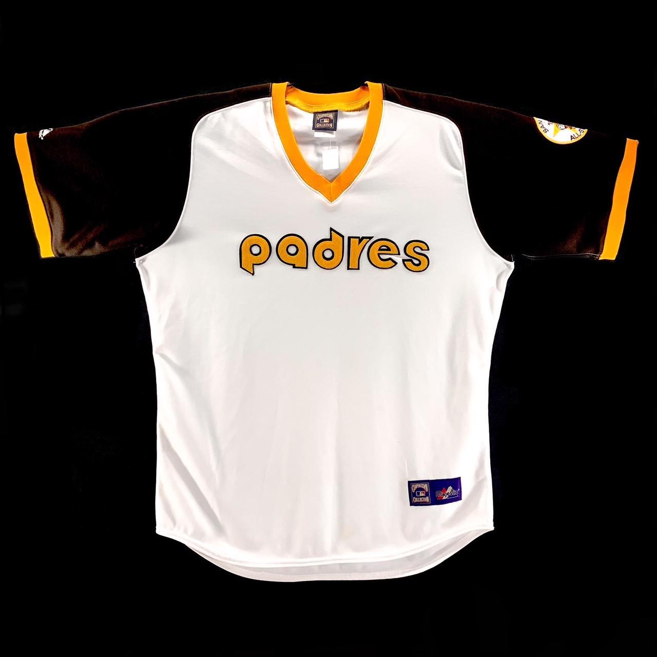 Vintage 90s San Diego Padres majestic base ball... - Depop