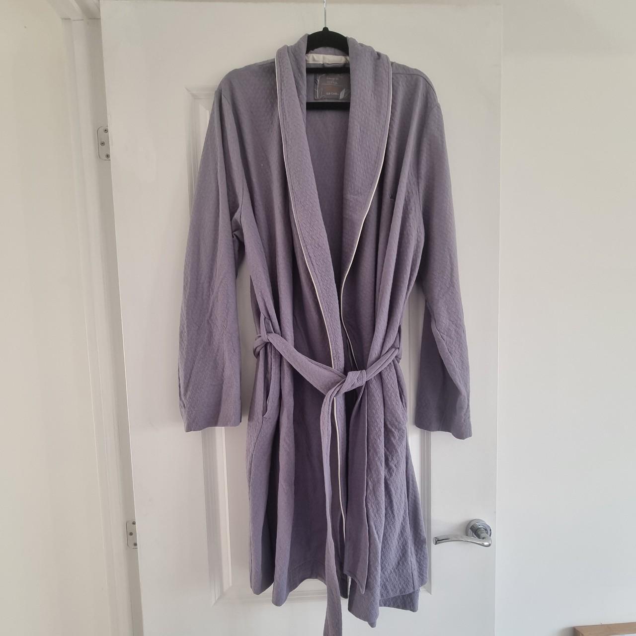 Triumph purple long robe with tie waist One size,... - Depop