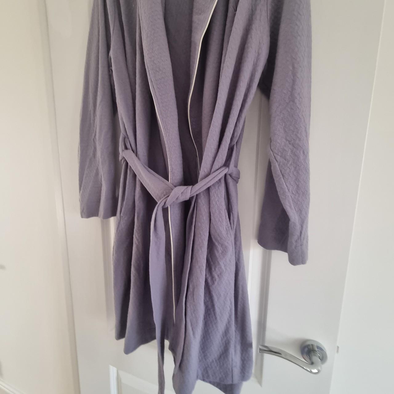 Triumph purple long robe with tie waist One size,... - Depop