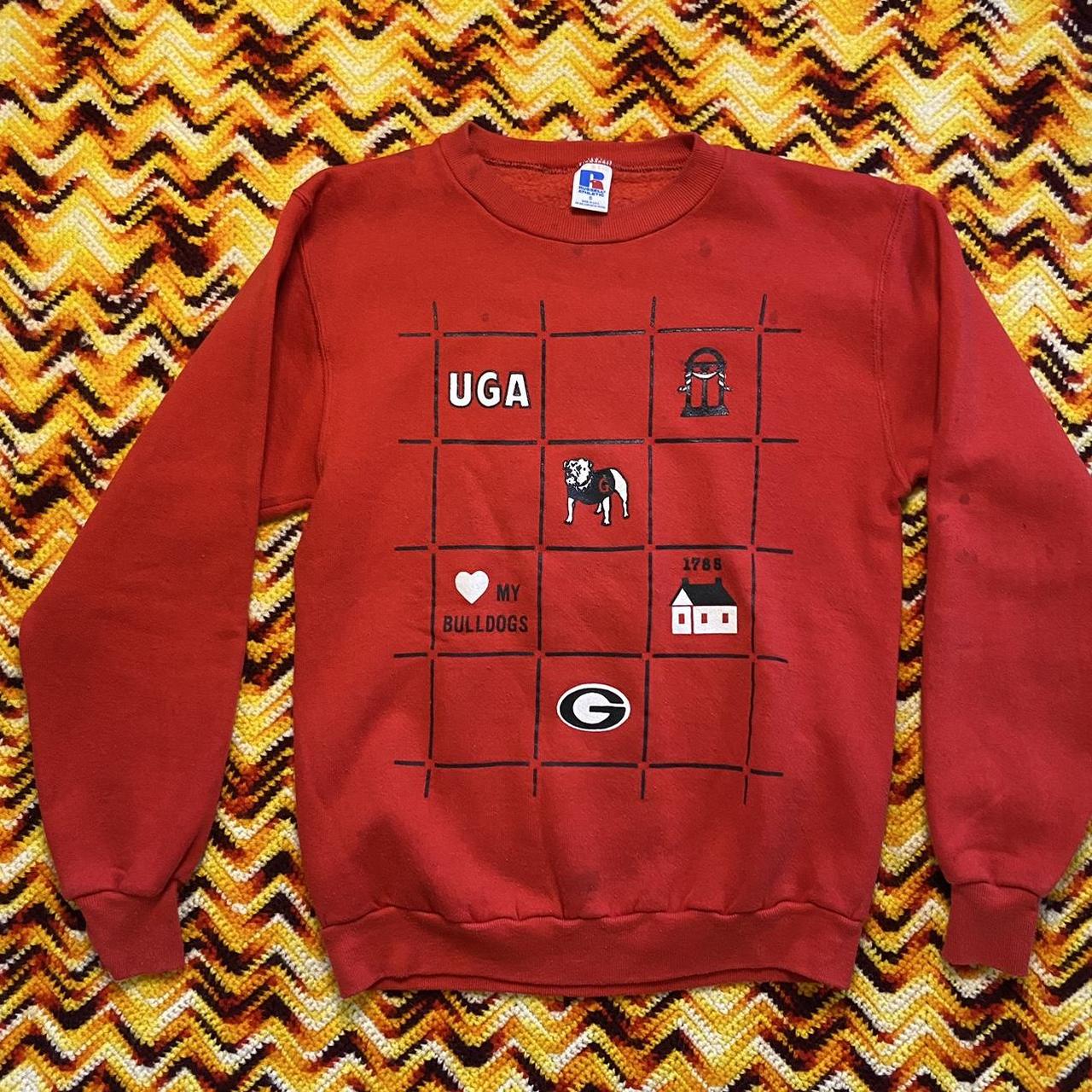 Vintage 80s University of Georgia sweater Size S,... - Depop