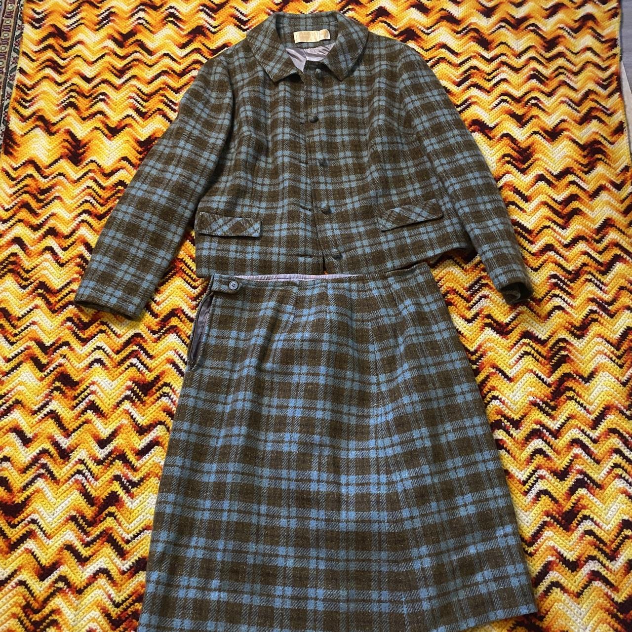 Vintage 60's Pendleton Skirt Suit Size 16 Skirt... - Depop