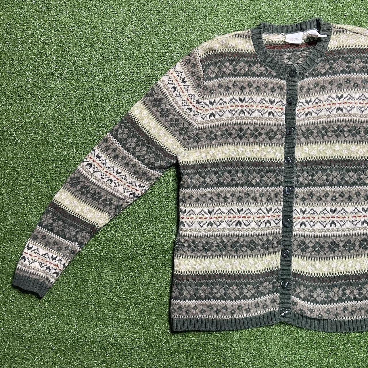 Cherokee Women's Green Cardigan | Depop