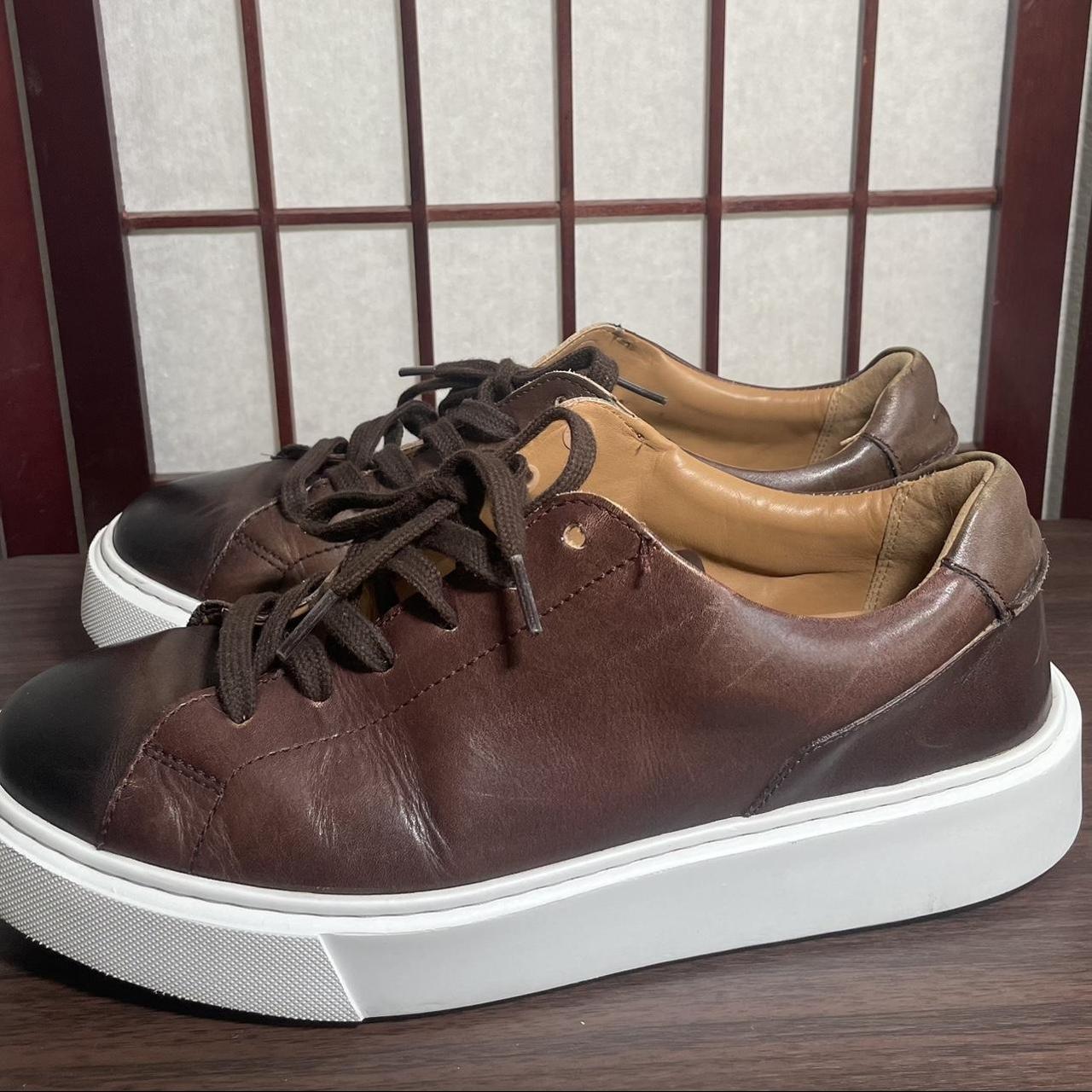 Clarks Court Leather Lite Move MI-X Low Top... - Depop