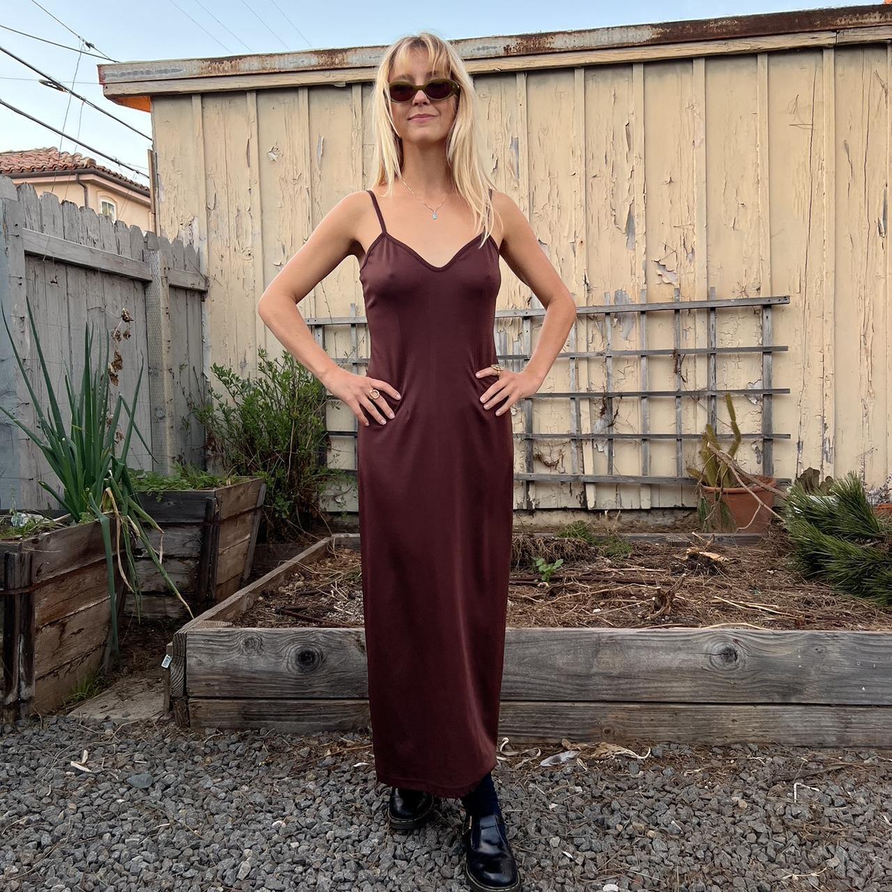 Vintage 1990s simple California concepts maxi... - Depop