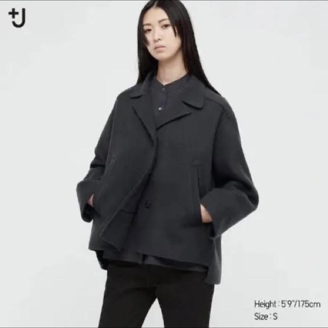 Uniqlo J+ double face wool jacket Beautiful Jil... - Depop